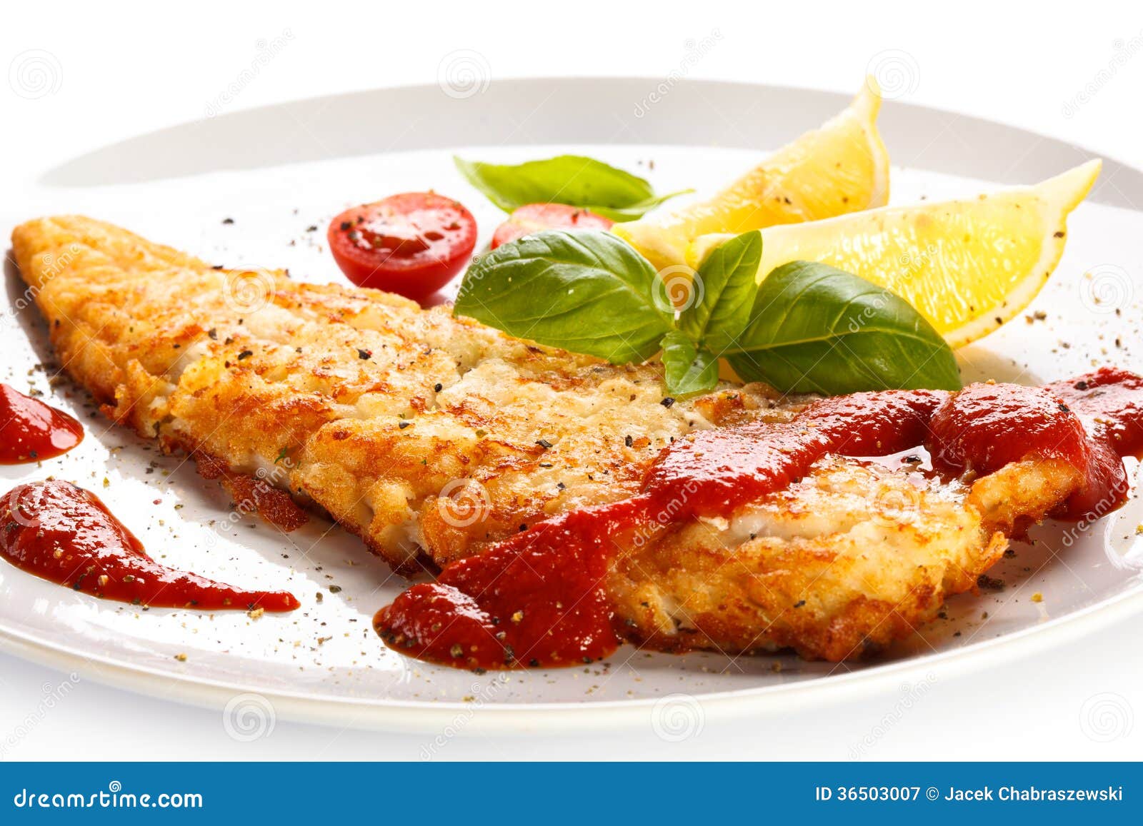 Fried fish fillet stock image. Image of delicious, appetizing - 36503007