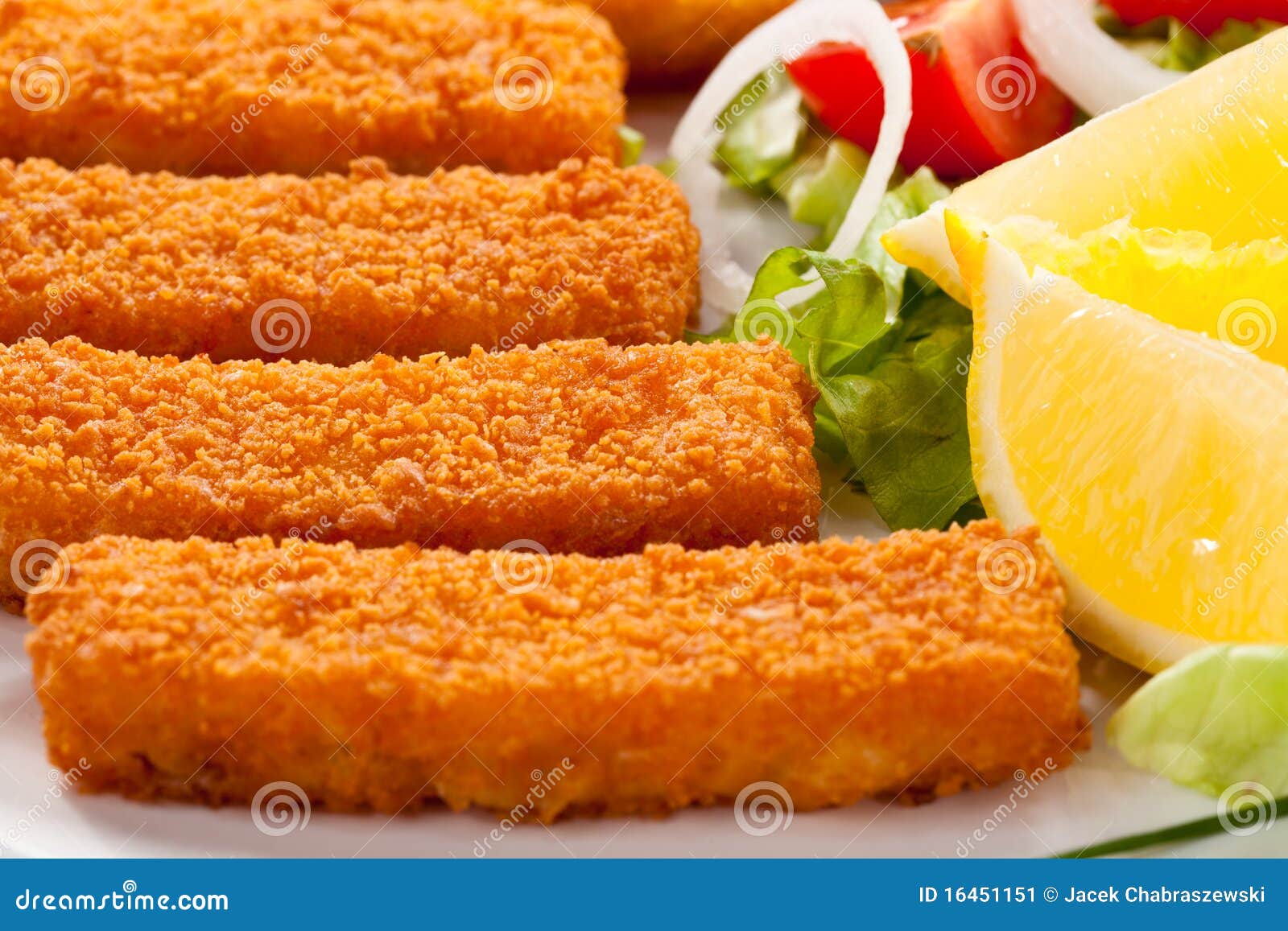 Fried fish fingers stock image. Image of natural, objects - 16451151