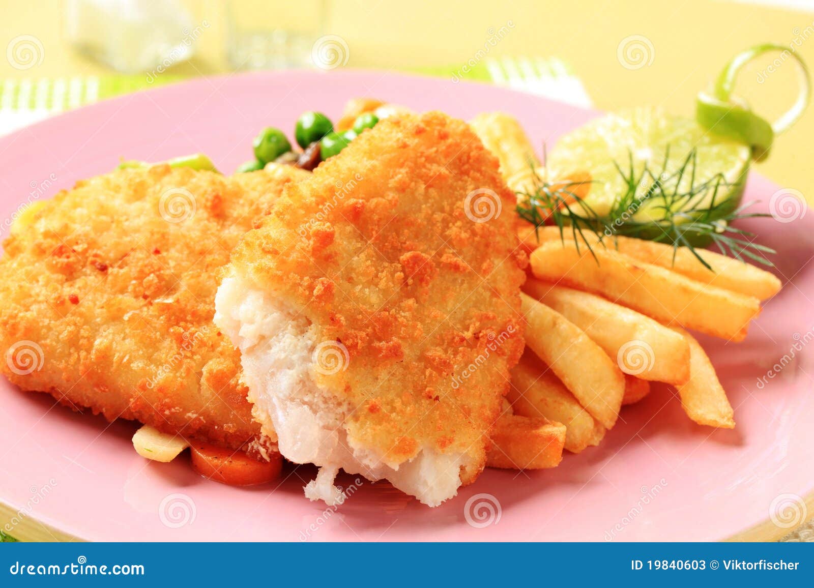 Fried Fish and French Fries Stock Image - Image of fried, deep: 19840603