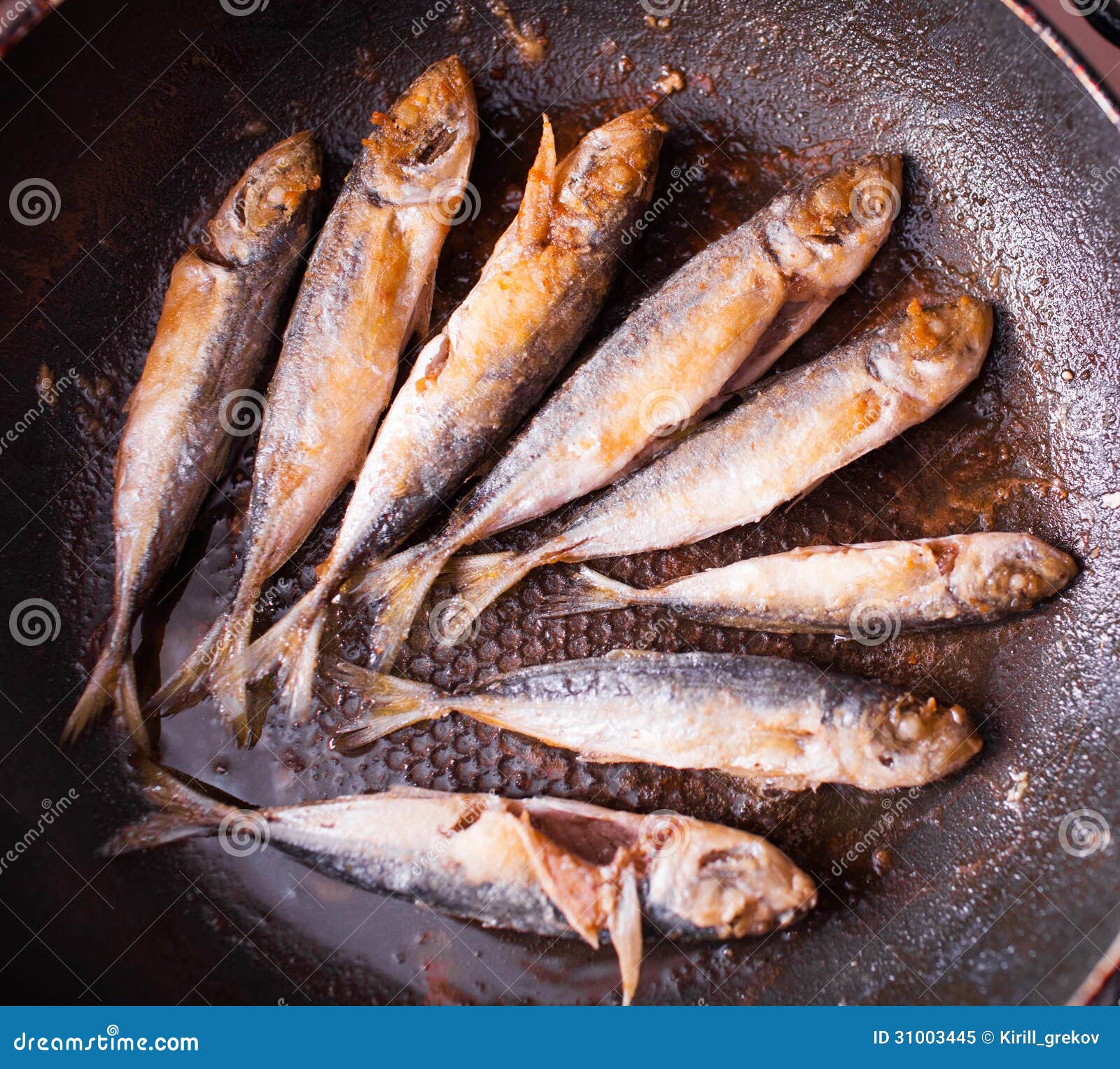 Fried fish stock image. Image of dish, fresh, cooking - 31003445