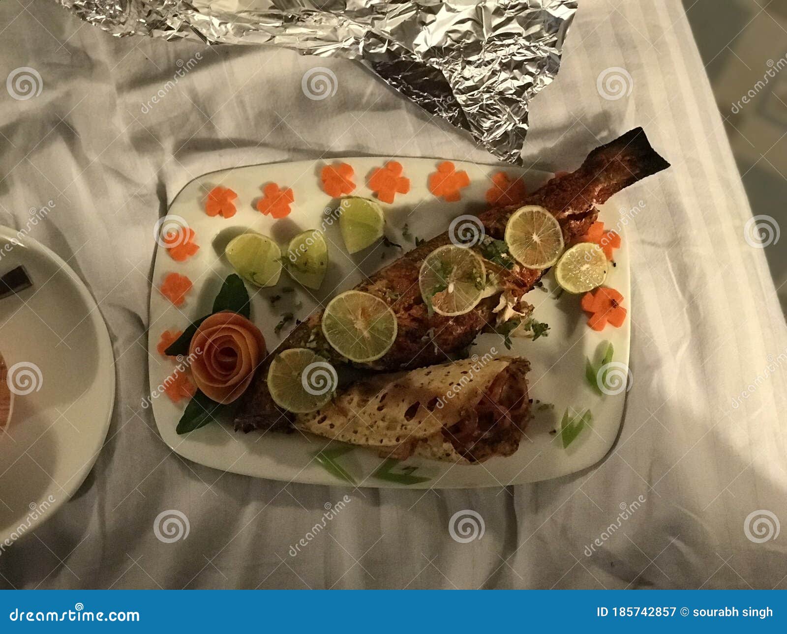 Fried fish stock image. Image of fried, andaman, fish - 185742857