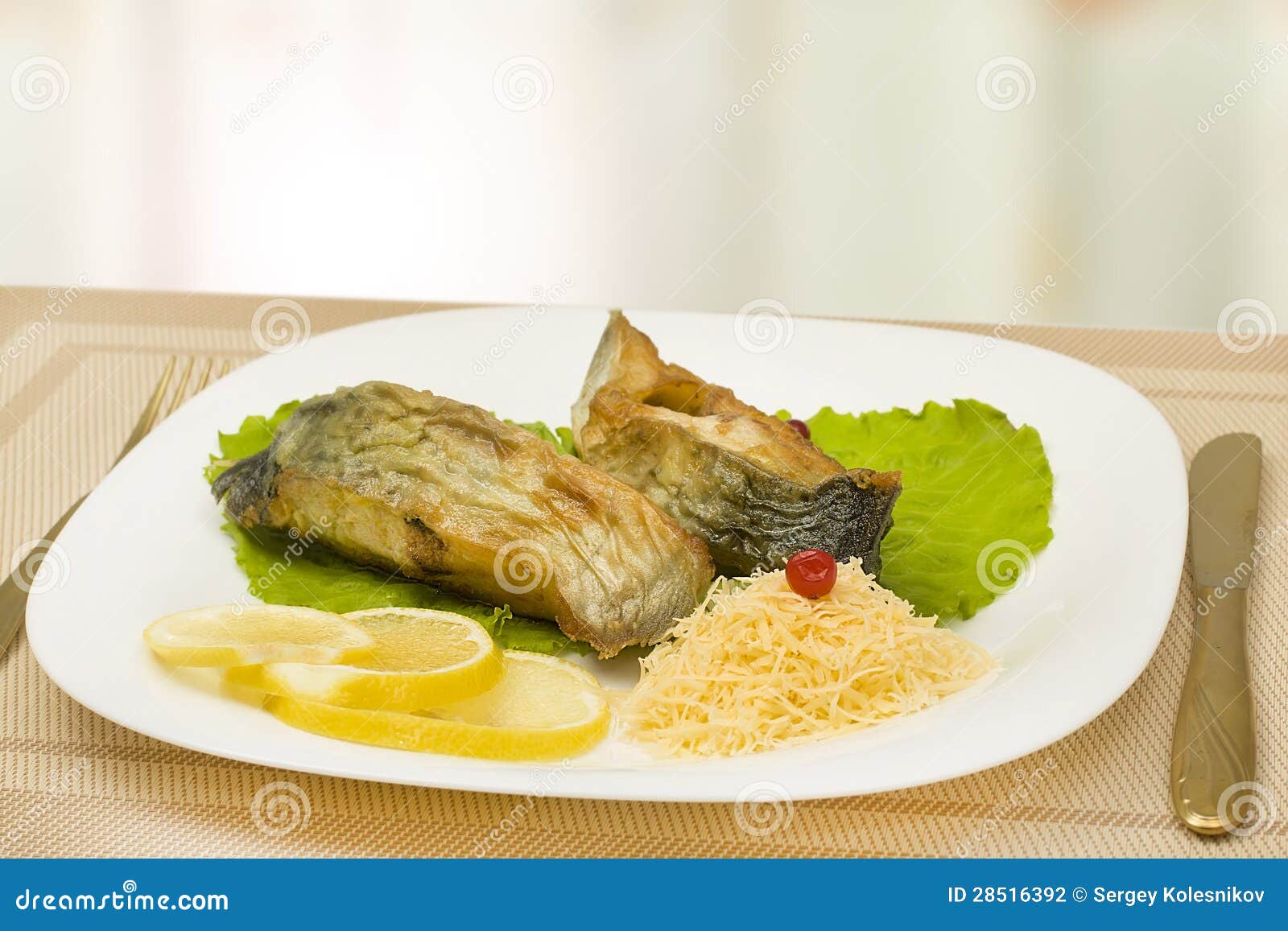 Fried fish pampanito stock photo. Image of gratedchips - 28516392