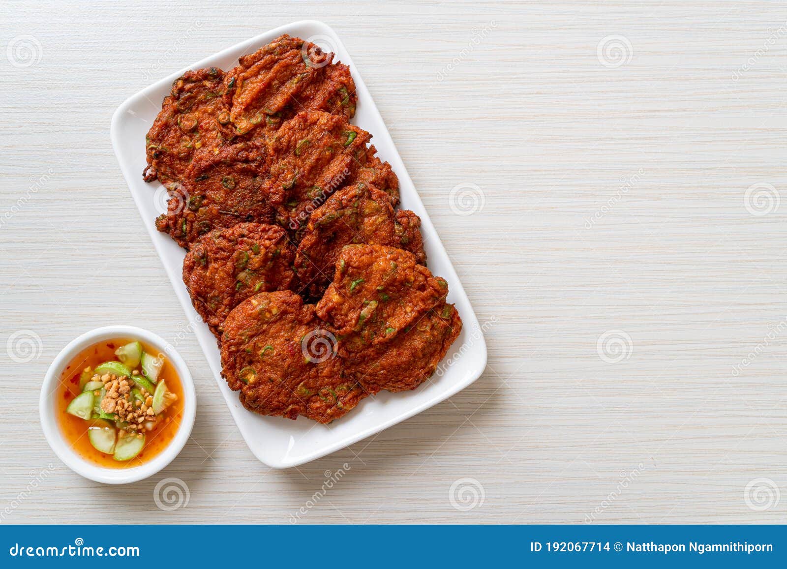 Fried Fish Paste Balls or Deep Fried Fish Cake Stock Photo - Image of ...