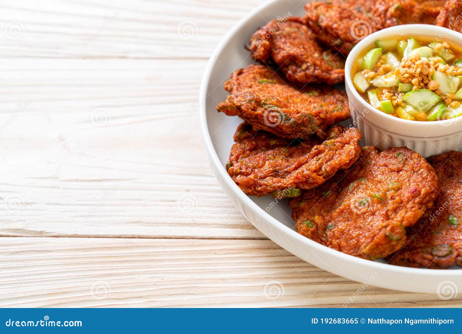 Fried Fish Paste Balls or Deep Fried Fish Cake Stock Image - Image of ...
