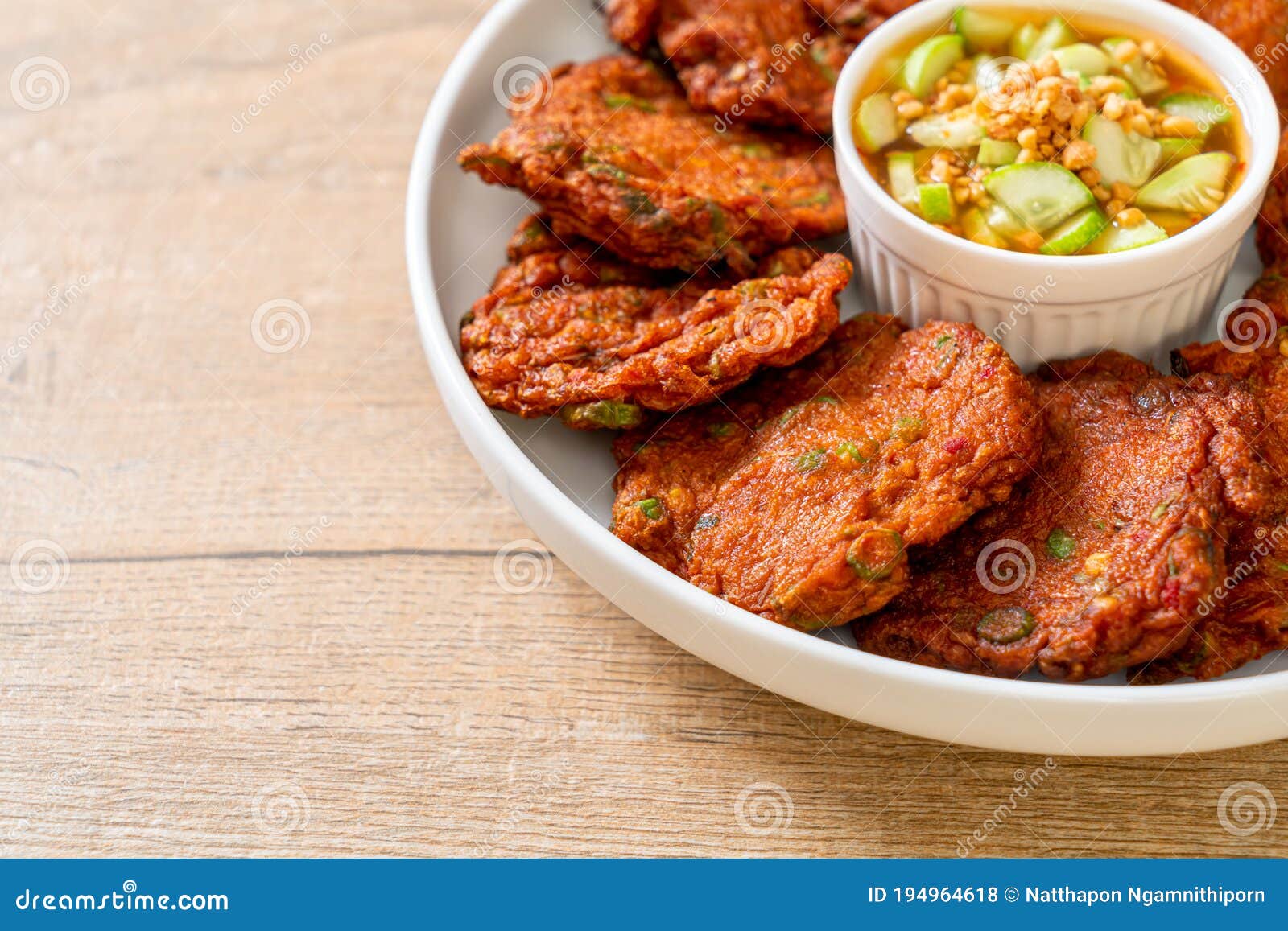 Fried Fish Paste Balls or Deep Fried Fish Cake Stock Photo - Image of ...