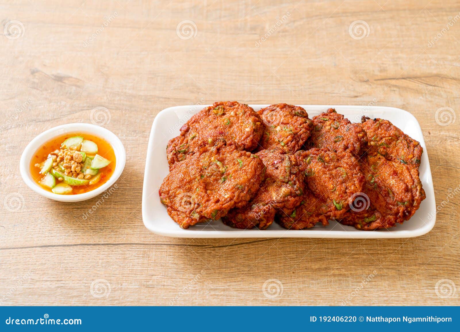 Fried Fish Paste Balls or Deep Fried Fish Cake Stock Photo - Image of ...