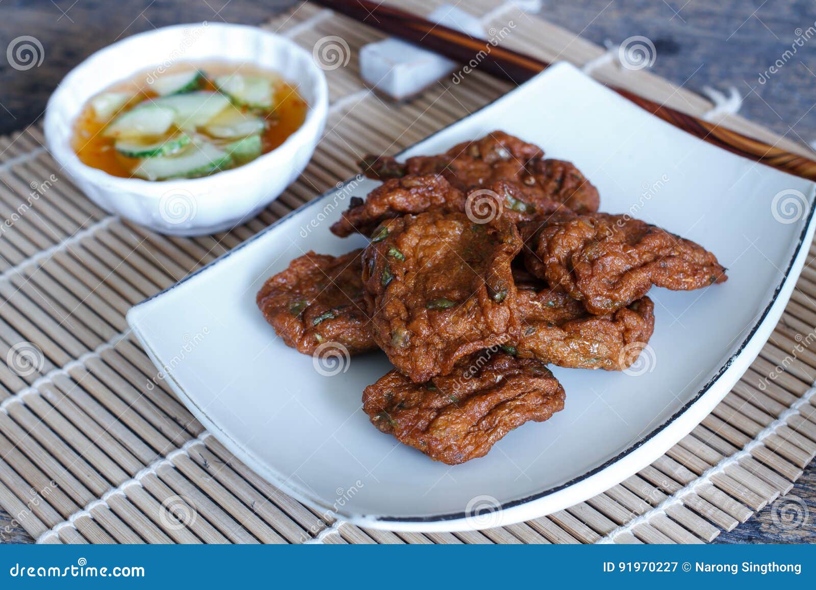 Fried fish-paste balls stock image. Image of patties - 91970227