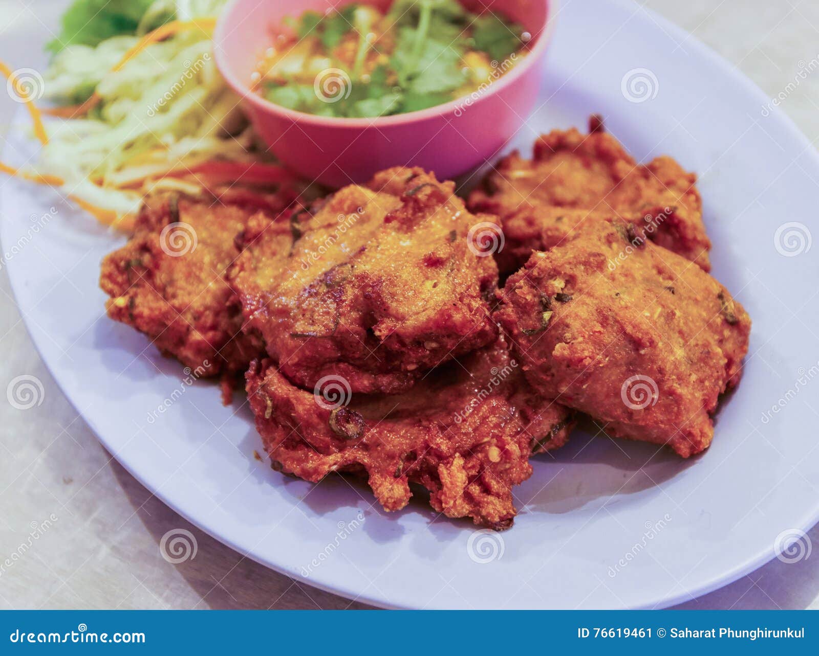 Fried fish-paste balls stock image. Image of nutrition - 76619461
