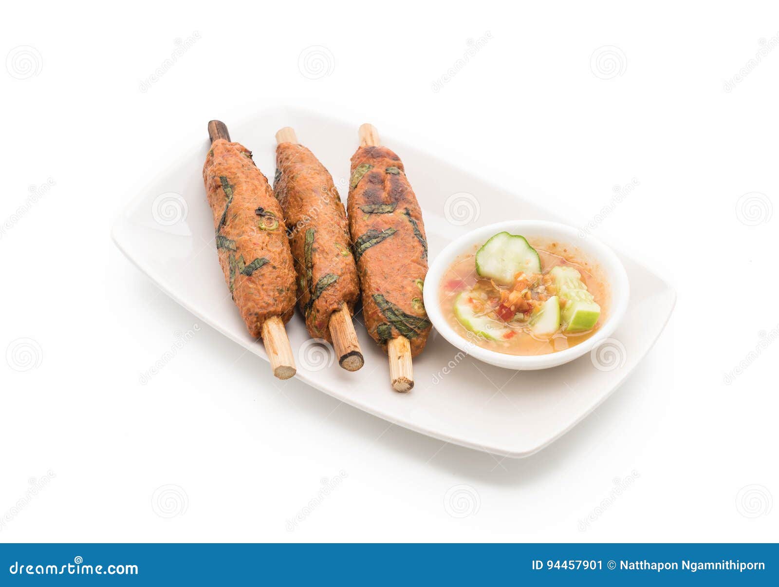 Fried Fish-paste stick stock image. Image of delicious - 94457901