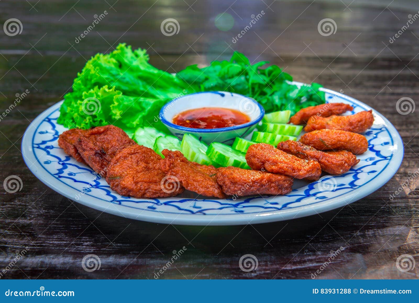 Fried fish patty stock photo. Image of asian, fish, fried - 83931288
