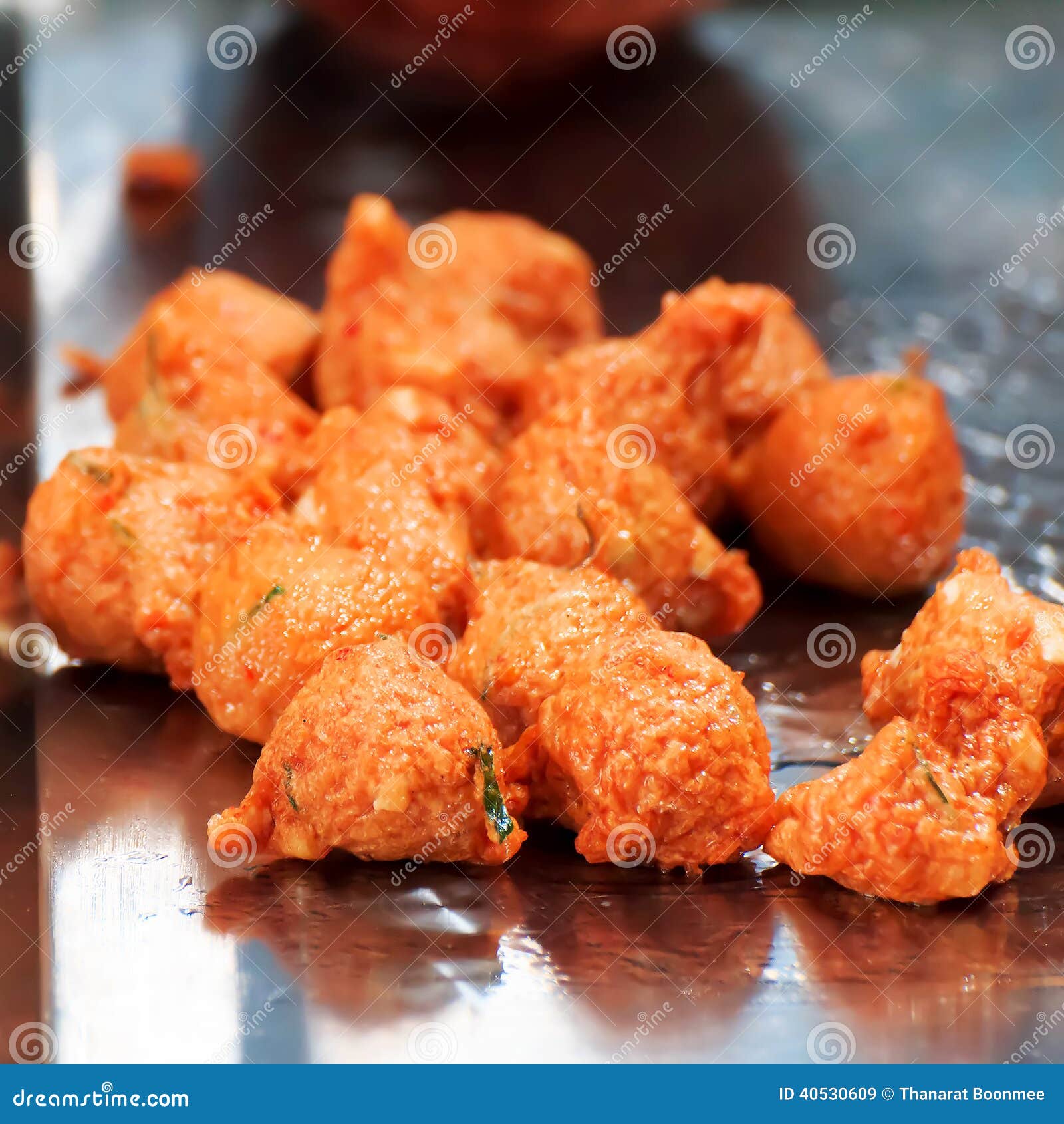 Fried fish patty stock image. Image of food, asian, culture - 40530609