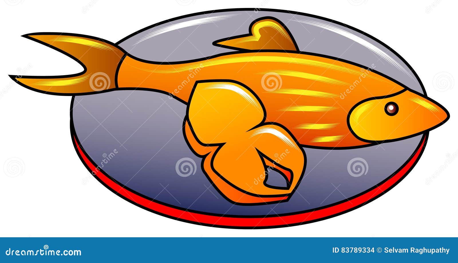 Fried fish and piece stock vector. Illustration of cooks - 83789334