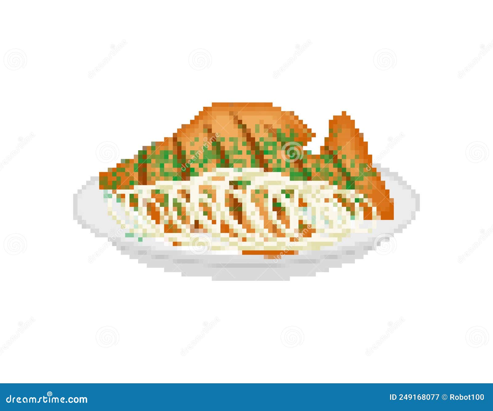 Fish Pixel Art Pattern Seamless. 8 Bit Carp Background. Pixelated ...