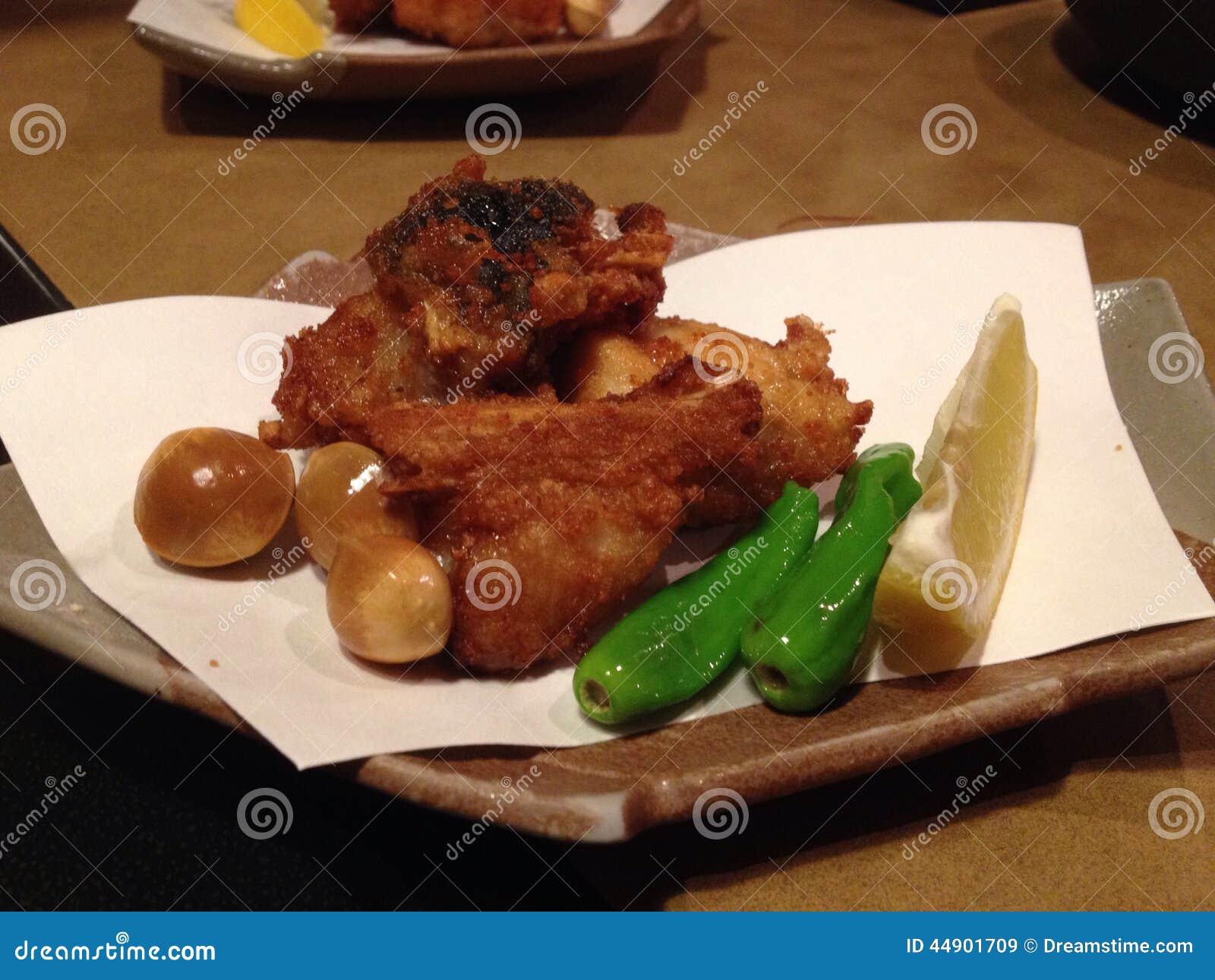 Fried Fish. stock image. Image of karage, puffer, fried - 44901709