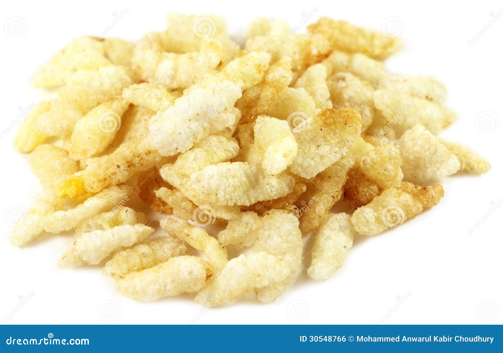 Flattened Rice, Puffed Rice, And Popped Rice Stock Image ...