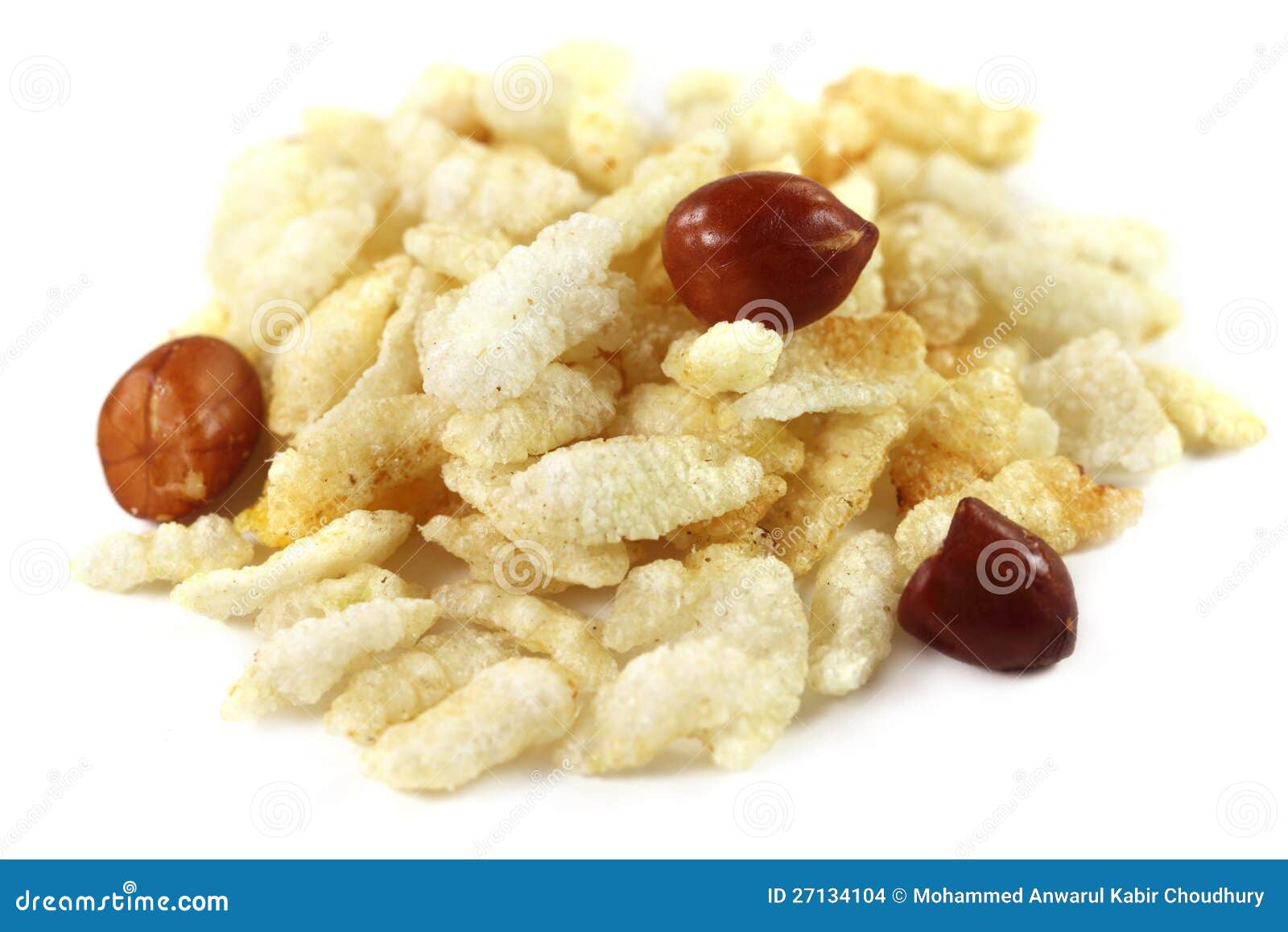 Flattened Rice, Puffed Rice, And Popped Rice Stock Image ...