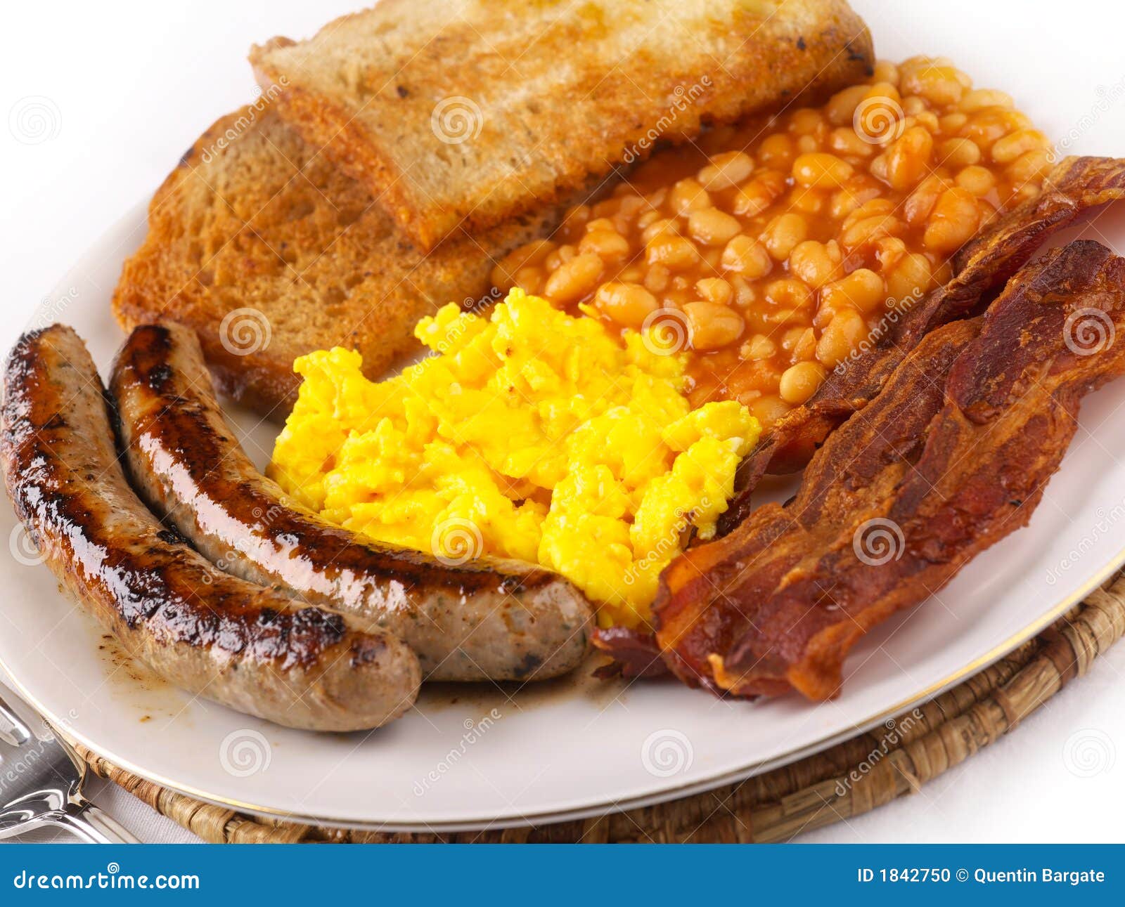 Fried food breakfast stock photo. Image of fried, baked - 1842750
