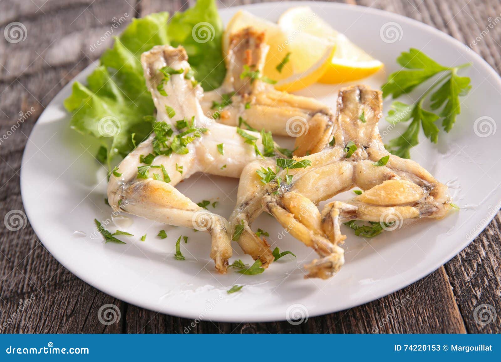 Fried frog leg stock image. Image of appetizer, food - 74220153