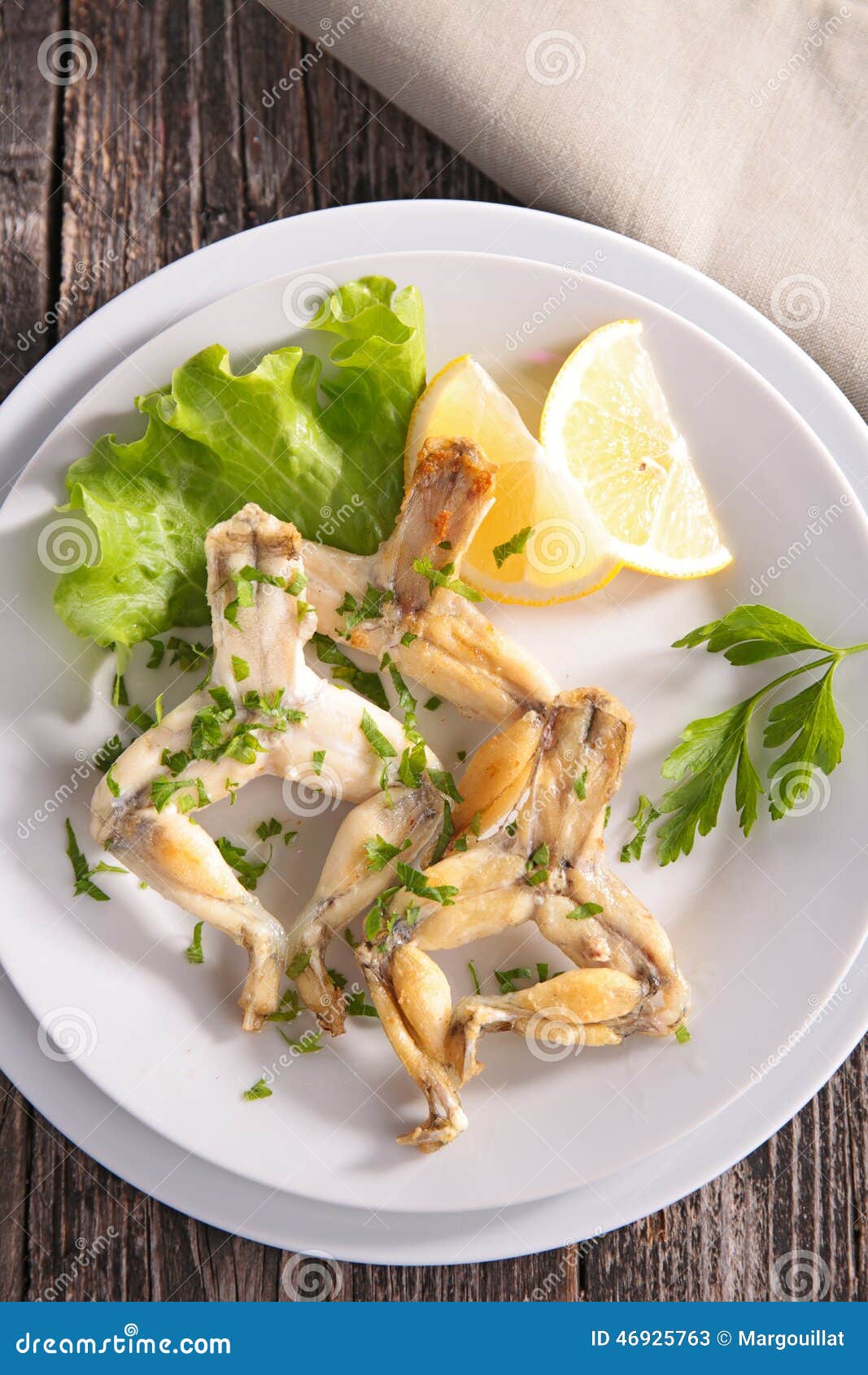 Fried frog leg stock image. Image of appetizer, dinner - 46925763