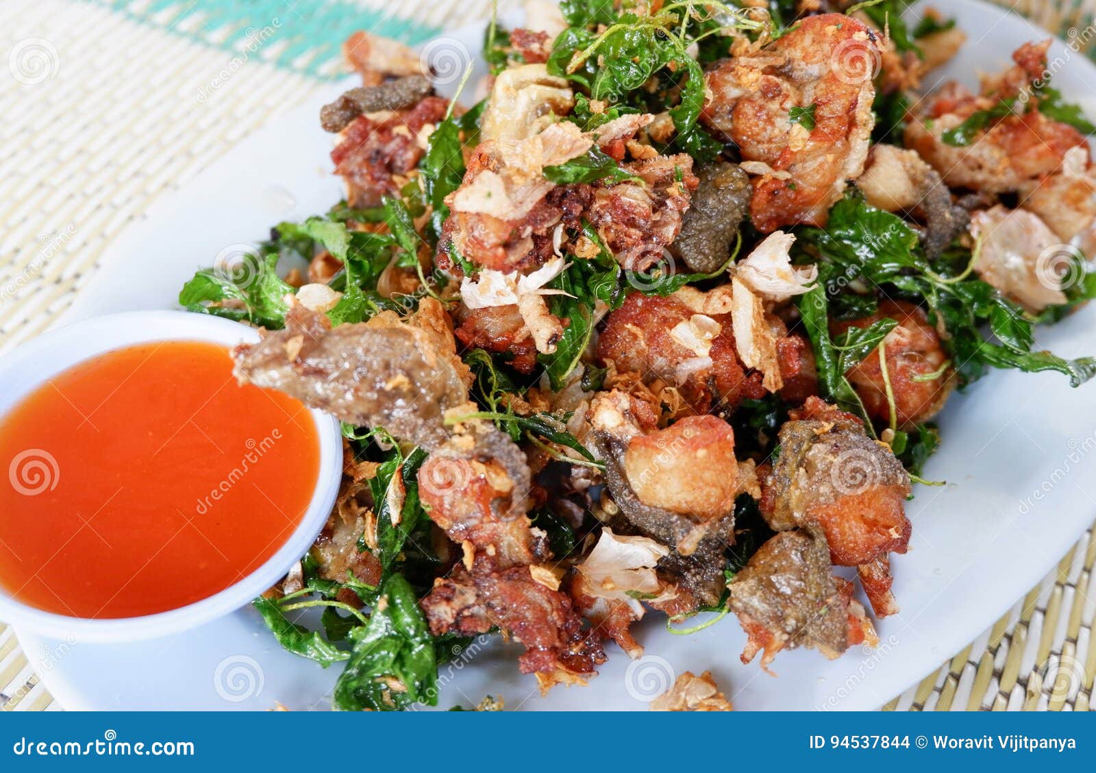 Fried frog stock photo. Image of recipe, kitchen, french - 94537844