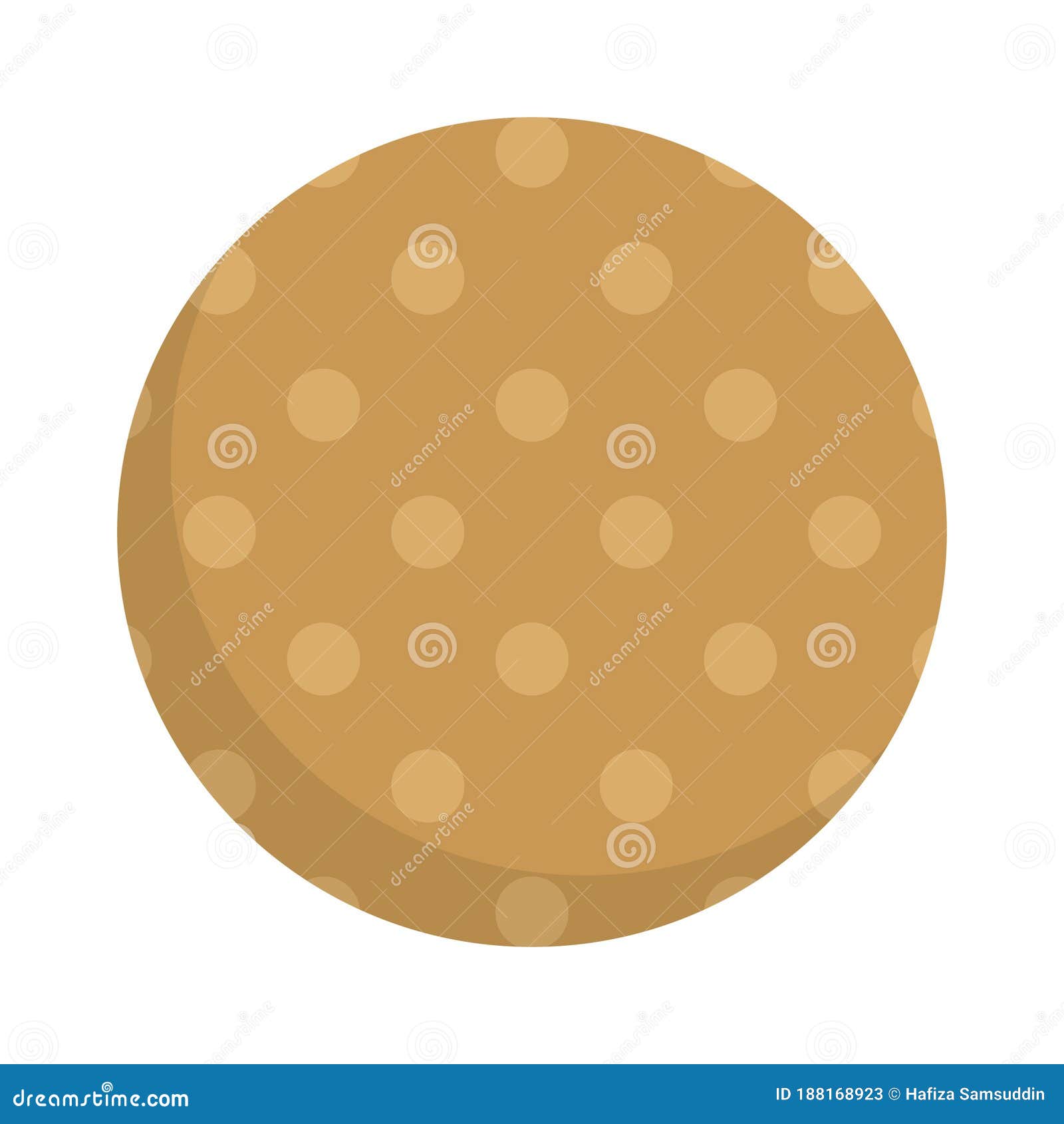 Fried Glutinous Rice Balls. Vector Illustration Decorative Design Stock ...