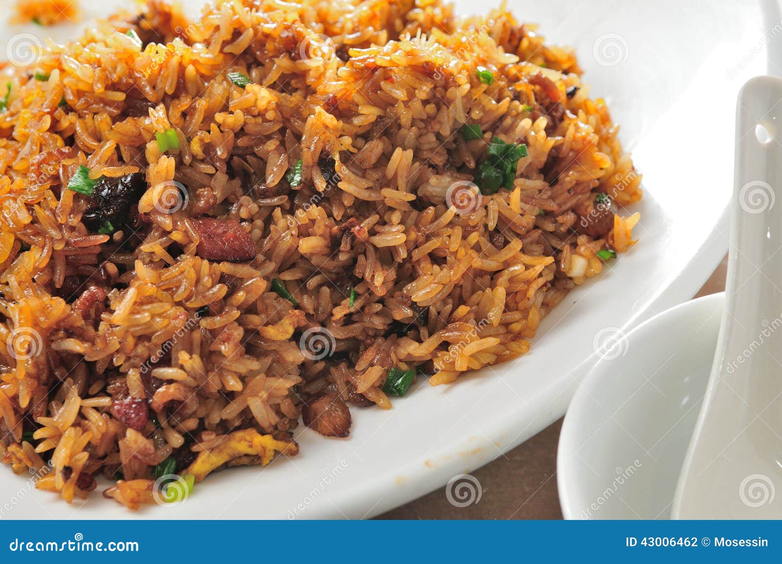 Fried Glutinous Rice Peanut Bean Sticky Rice Stock Photo - Image of ...