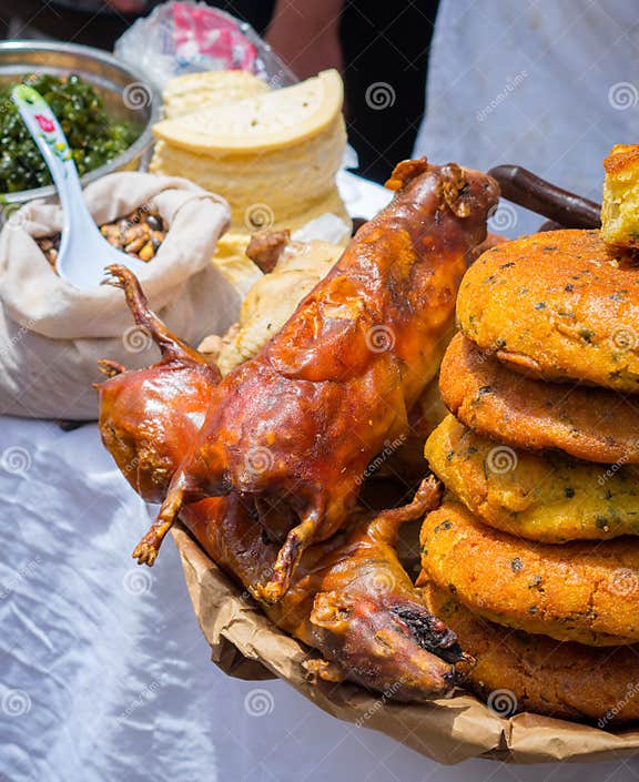 Fried Guinea Pig in Peru stock image. Image of fried - 53749997