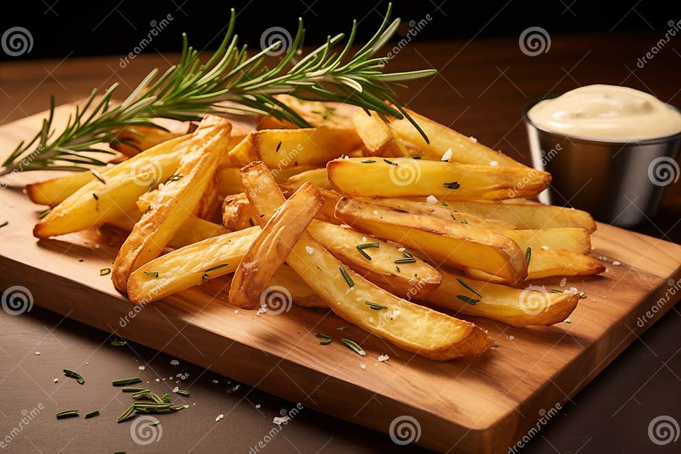 Fried home potatoes stock photo. Image of generative - 298424776