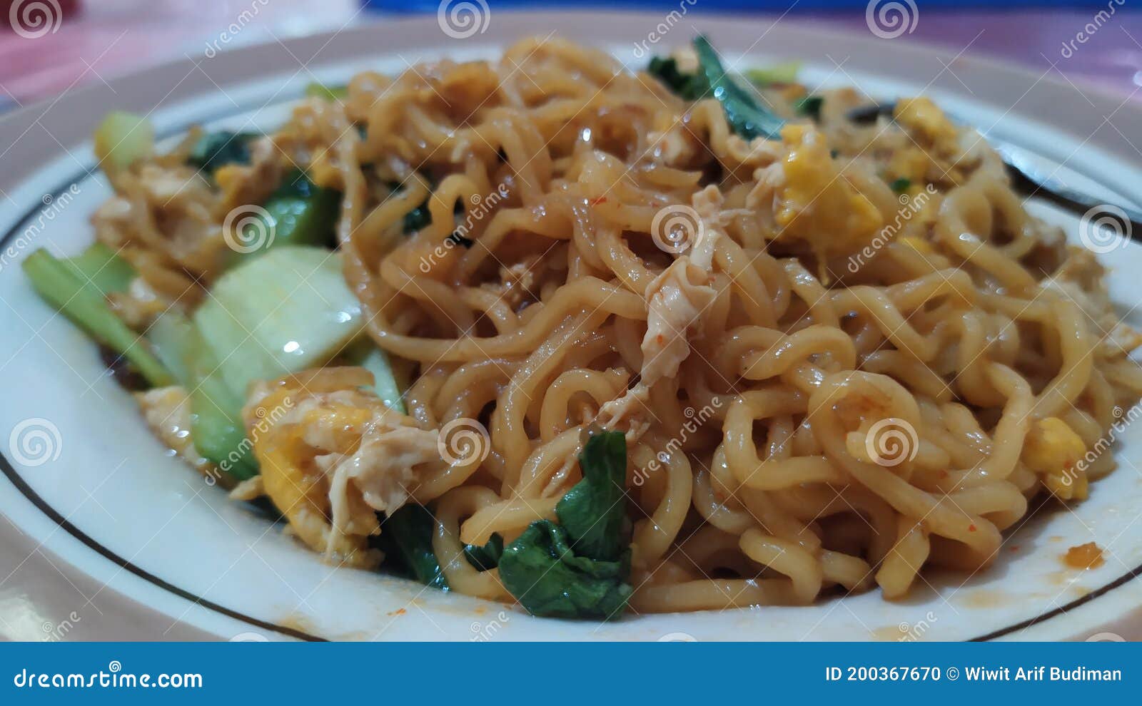 Fried indomie noodle stock photo. Image of fried, pasta - 200367670