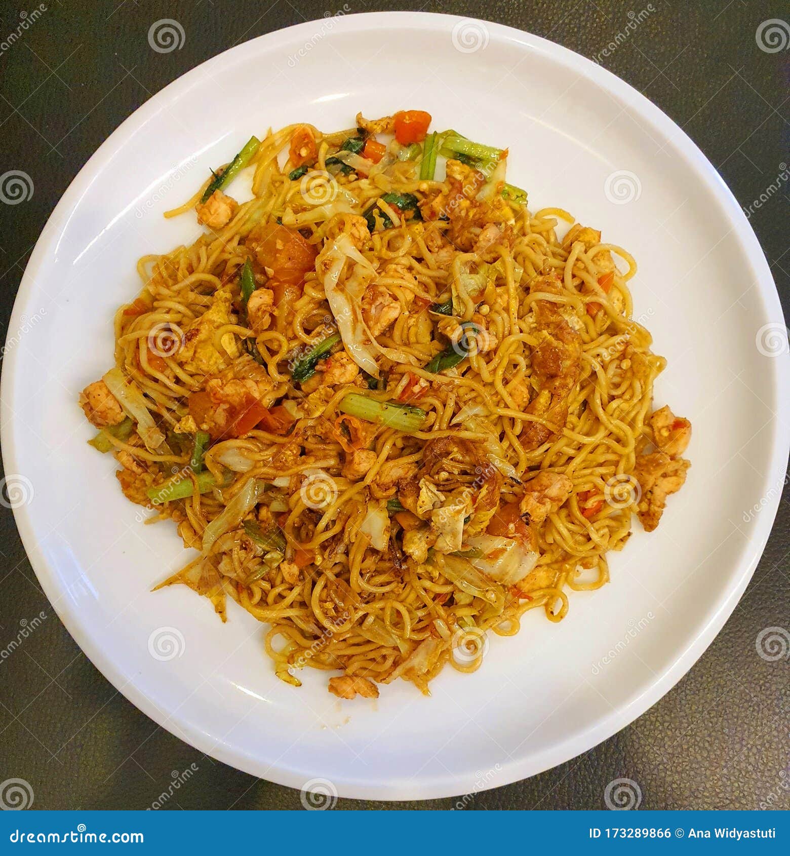 Fried Java Noodles is Tasty and Delicious Stock Photo - Image of java ...