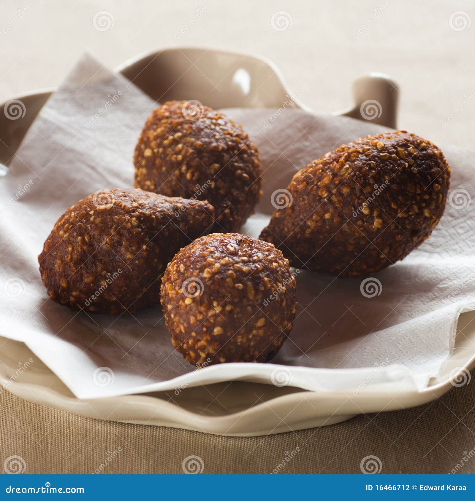 Fried Kibbeh stock photo. Image of kibbeh, east, kebbe - 16466712