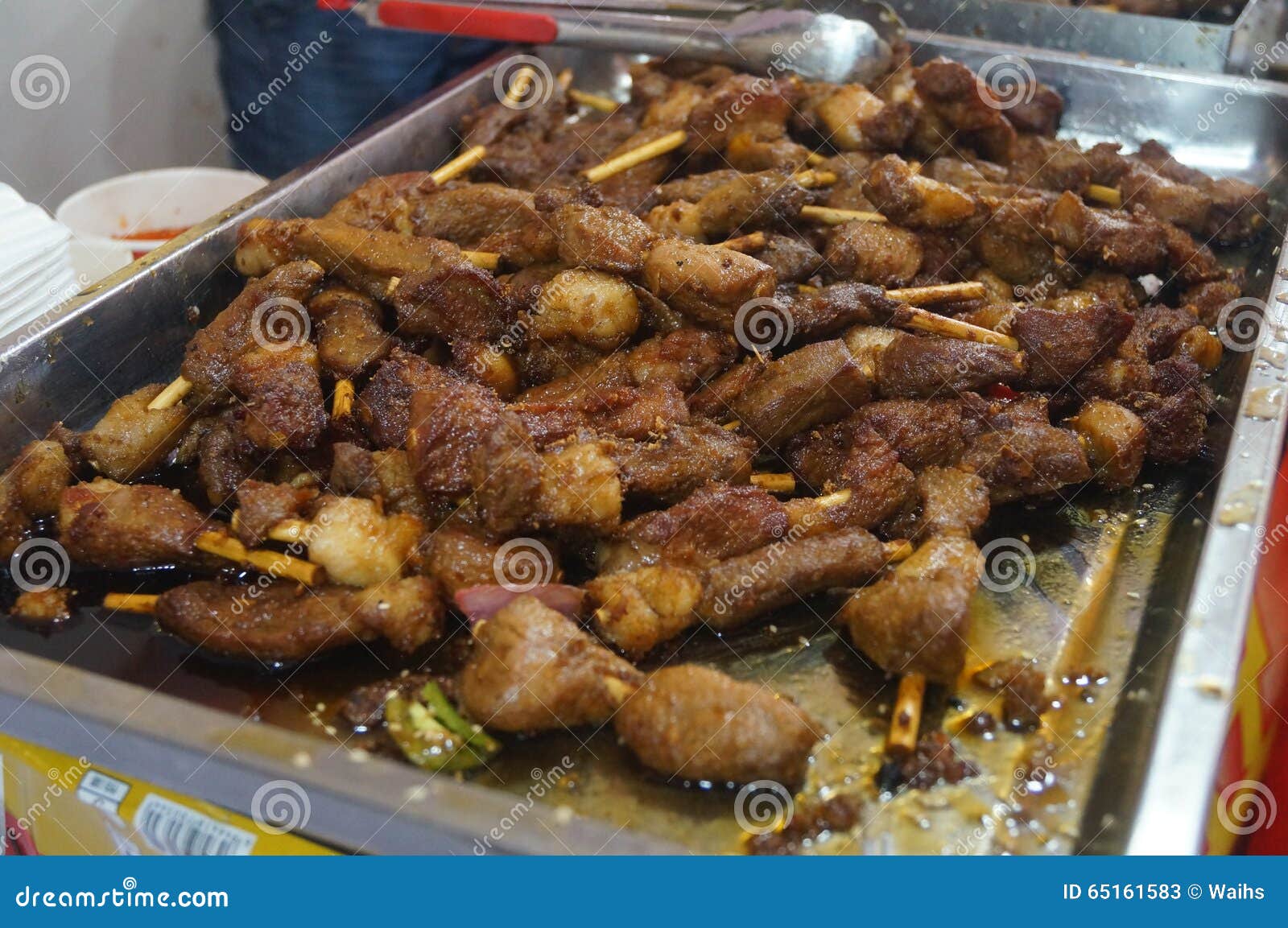 Fried lamb sticks stock image. Image of still, stick - 65161583