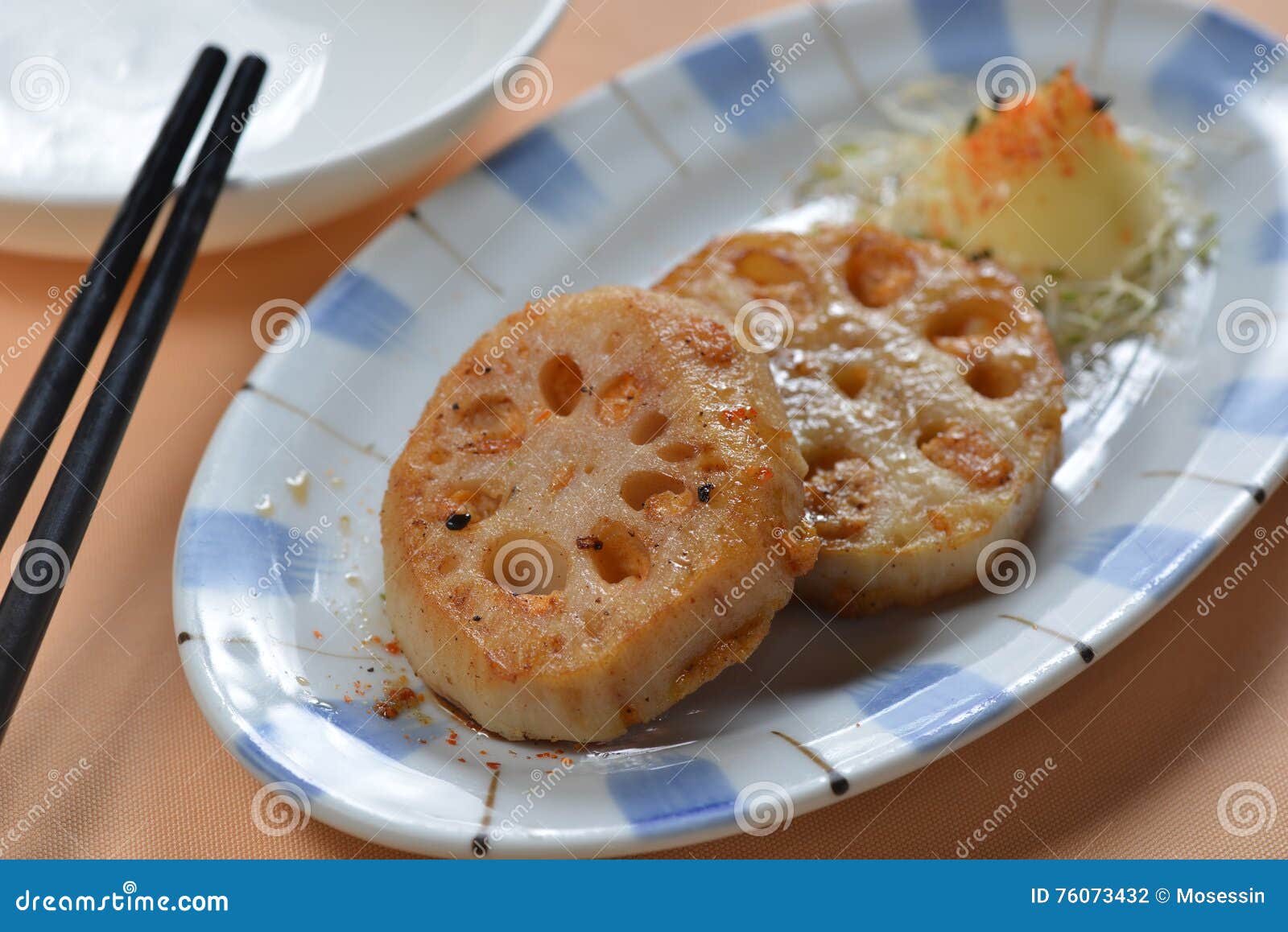 Fried lotus cake stock photo. Image of paste, fruit, fried - 76073432