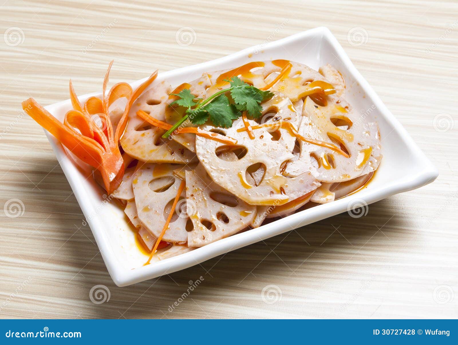 Fried lotus root stock photo. Image of snack, lotus, cracker - 30727428