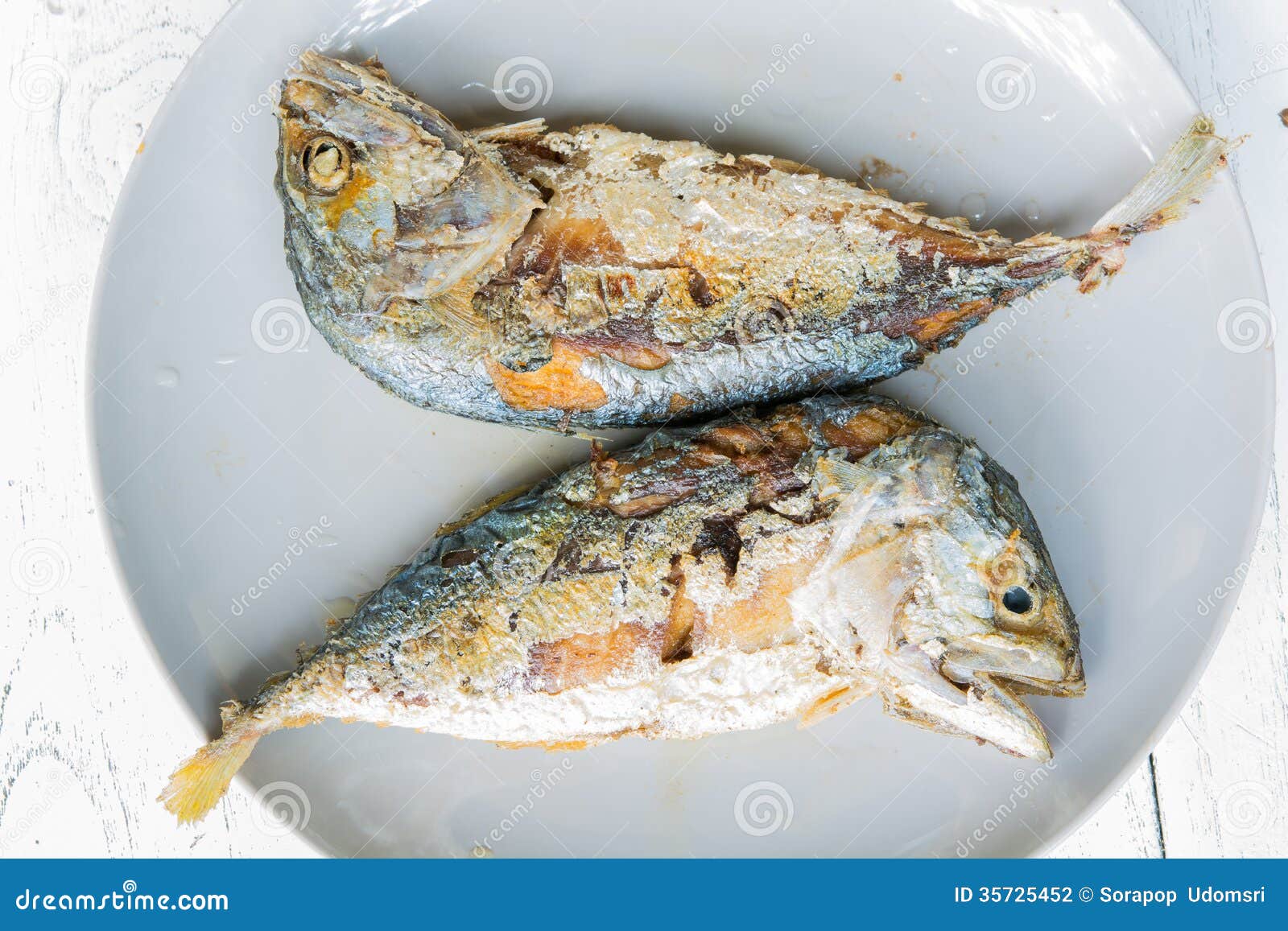 Fried Mackerel foto de stock. Imagem de marinho, cozinhar - 35725452