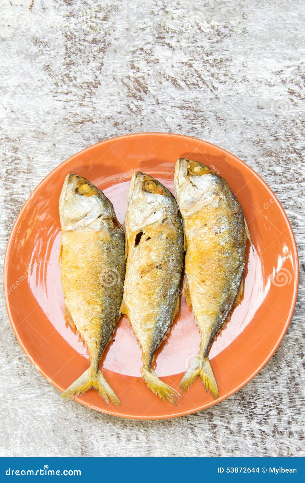 Fried Mackerel stock photo. Image of fired, nutrition - 53872644