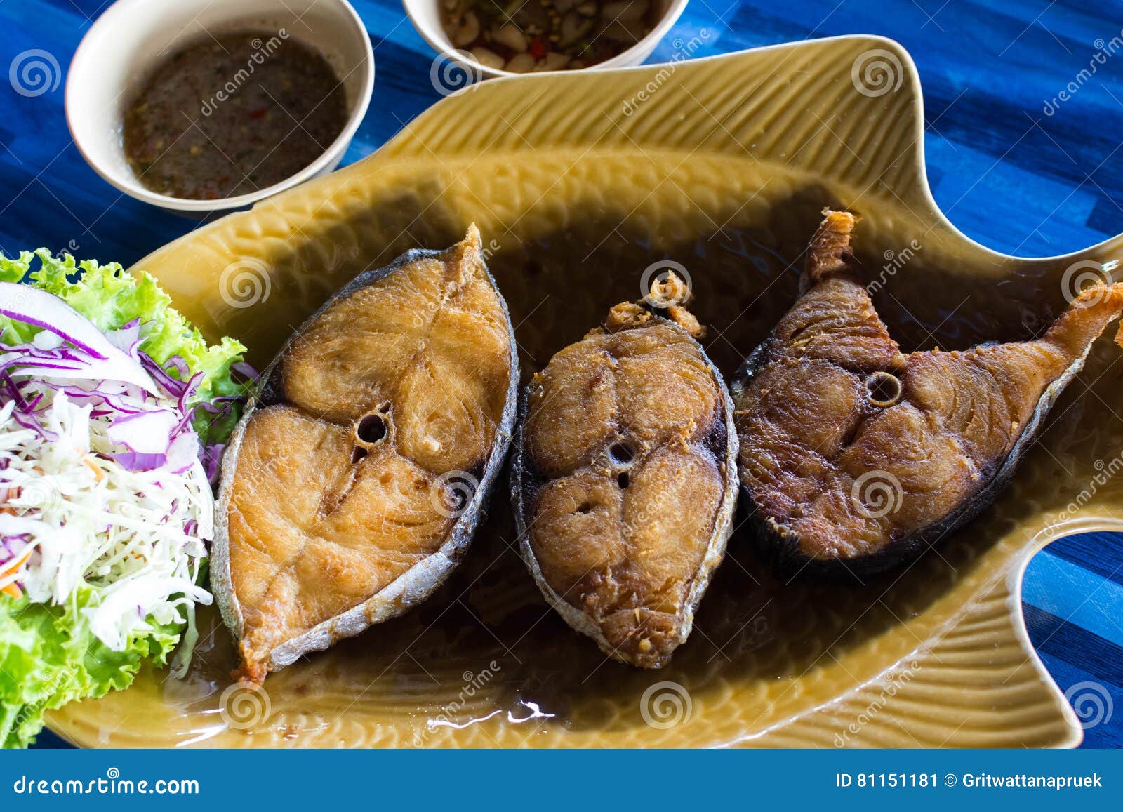 Fried Mackerel stock image. Image of dinner, mackerel - 81151181