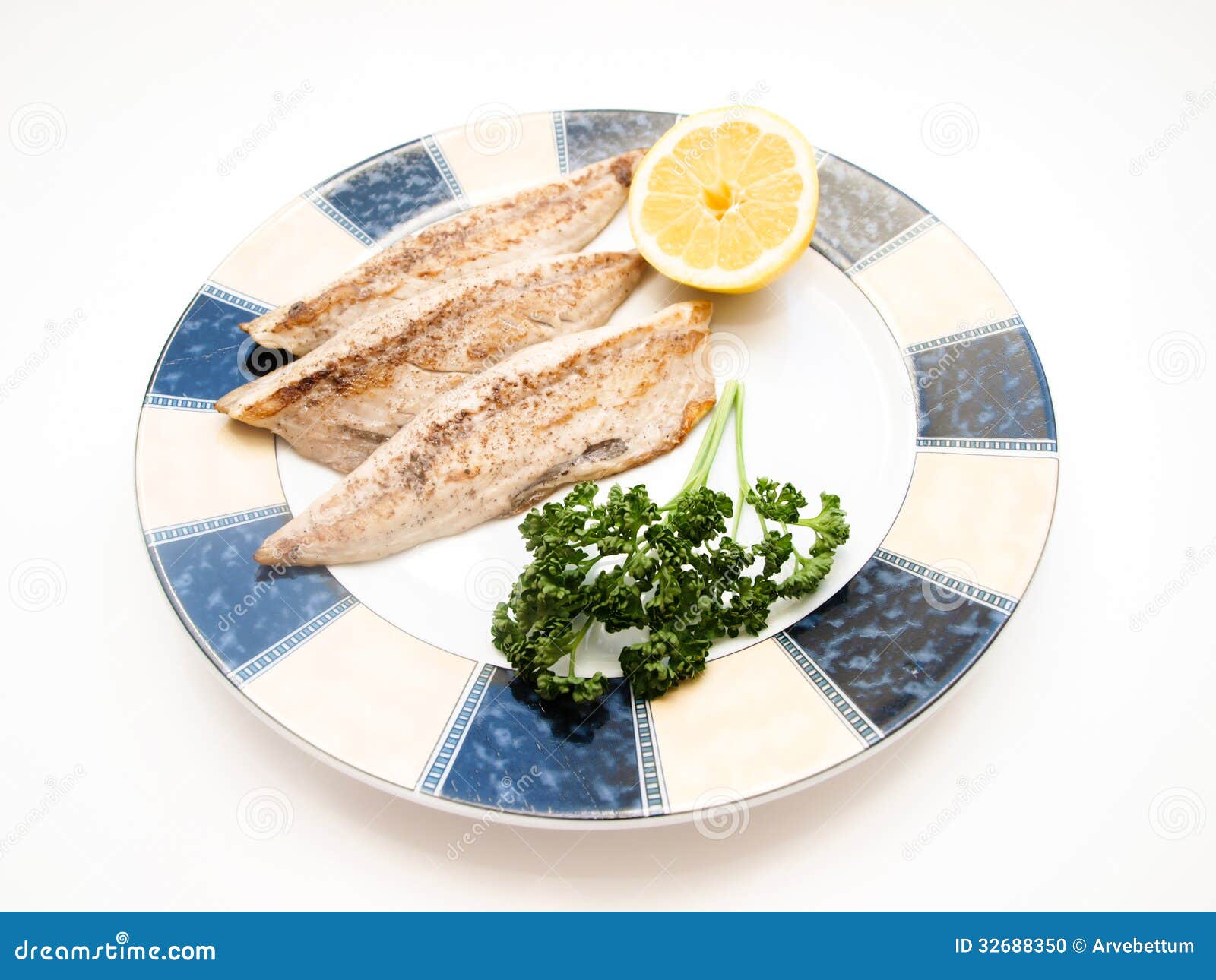 Fried mackerel filet stock photo. Image of freshness - 32688350