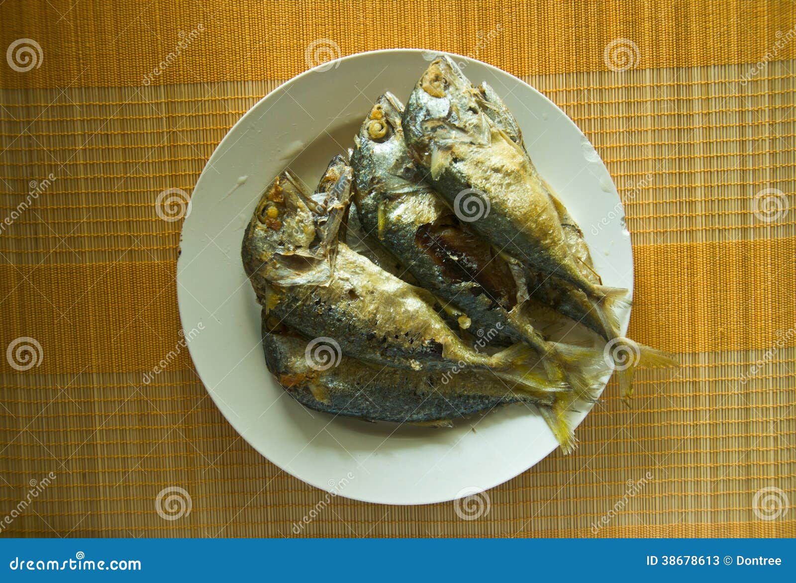 Fried Mackerel fish stock image. Image of stuffed, tradition - 38678613