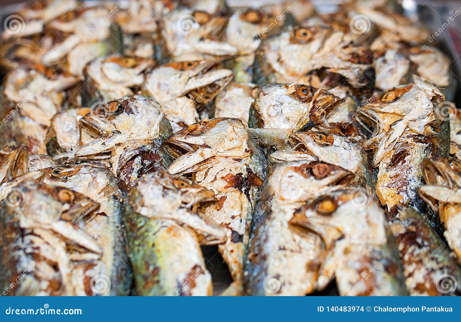 Fried mackerel fish stock photo. Image of food, dinner - 140483974