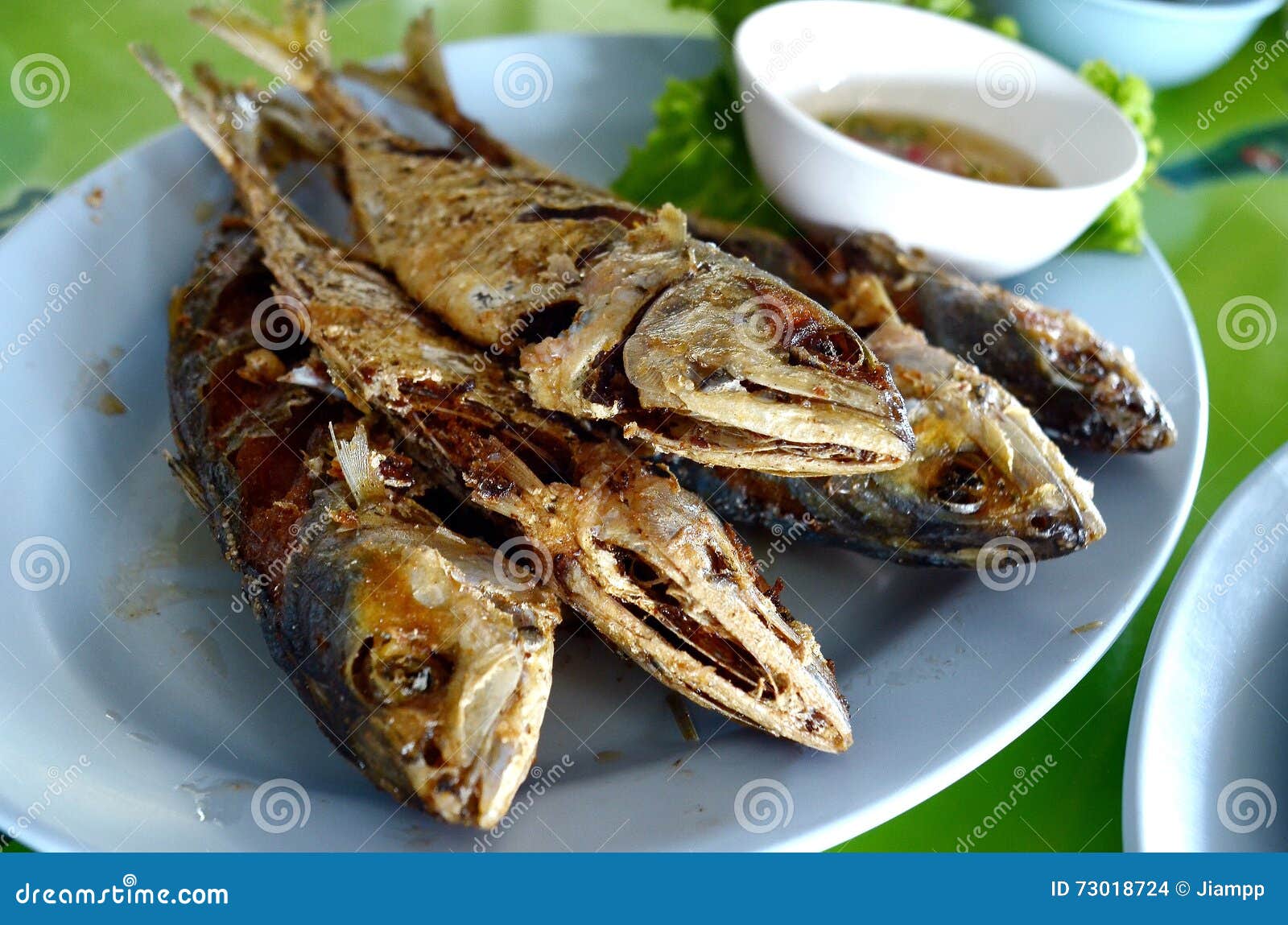 Fried mackerel stock photo. Image of fried, cuisine, fish - 73018724