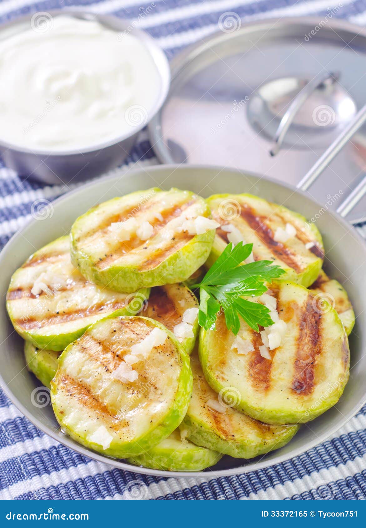 Fried marrow stock image. Image of dill, marrow, fried - 33372165