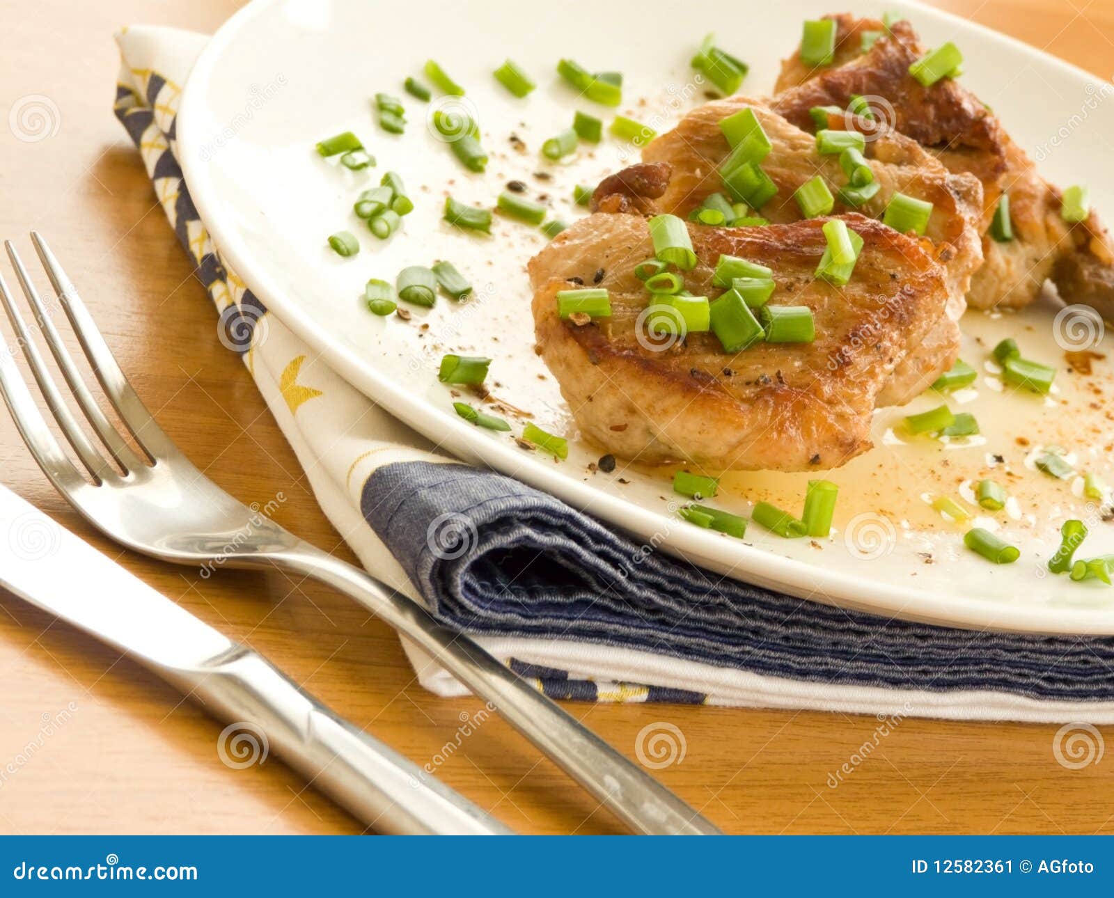 Fried meat stock image. Image of lettuce, healthy, meat - 12582361
