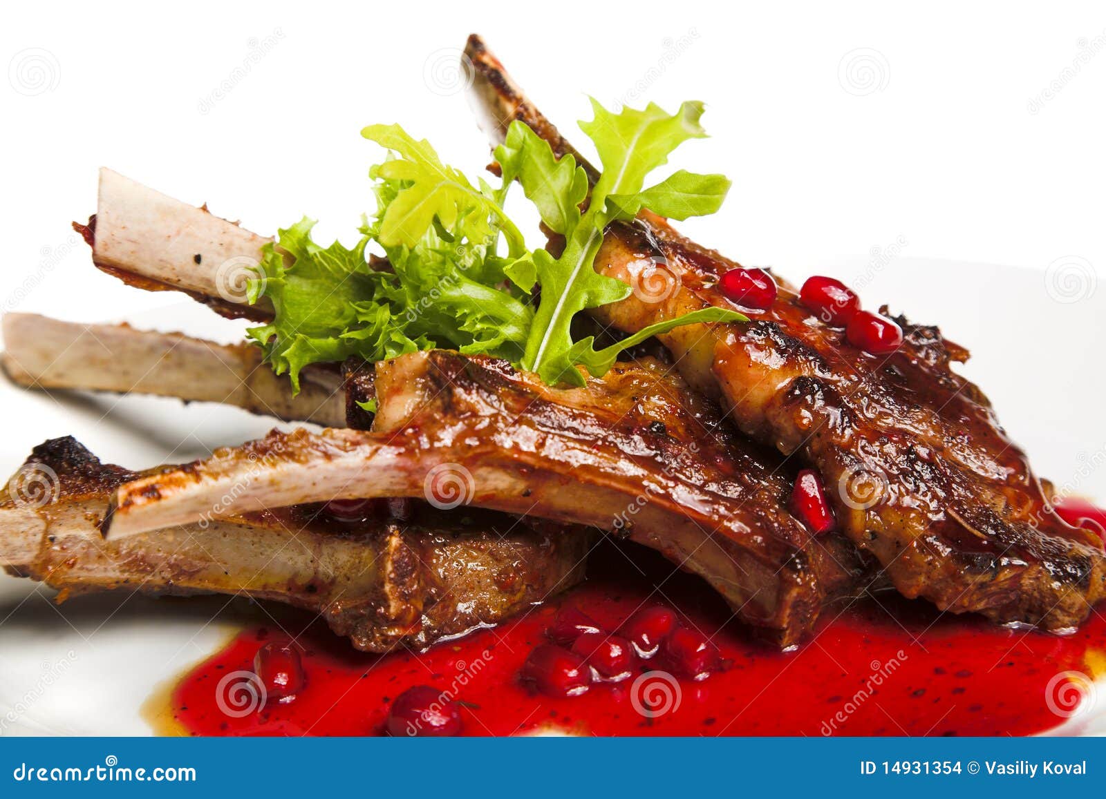Fried meat stock photo. Image of food, gourmet, studio - 14931354