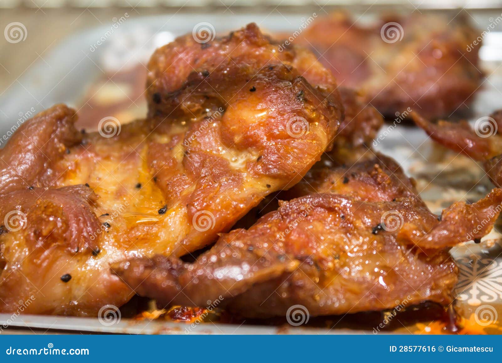 Fried meat stock photo. Image of freshnes, chicken, coal - 28577616