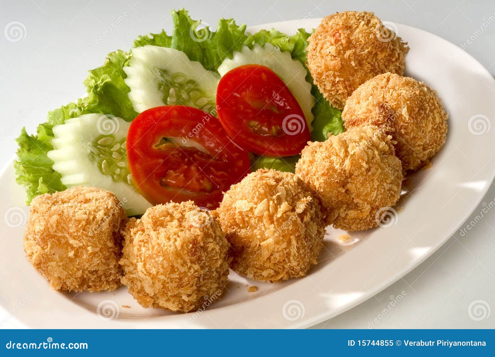 Fried meat ball stock image. Image of snack, food, fried - 15744855