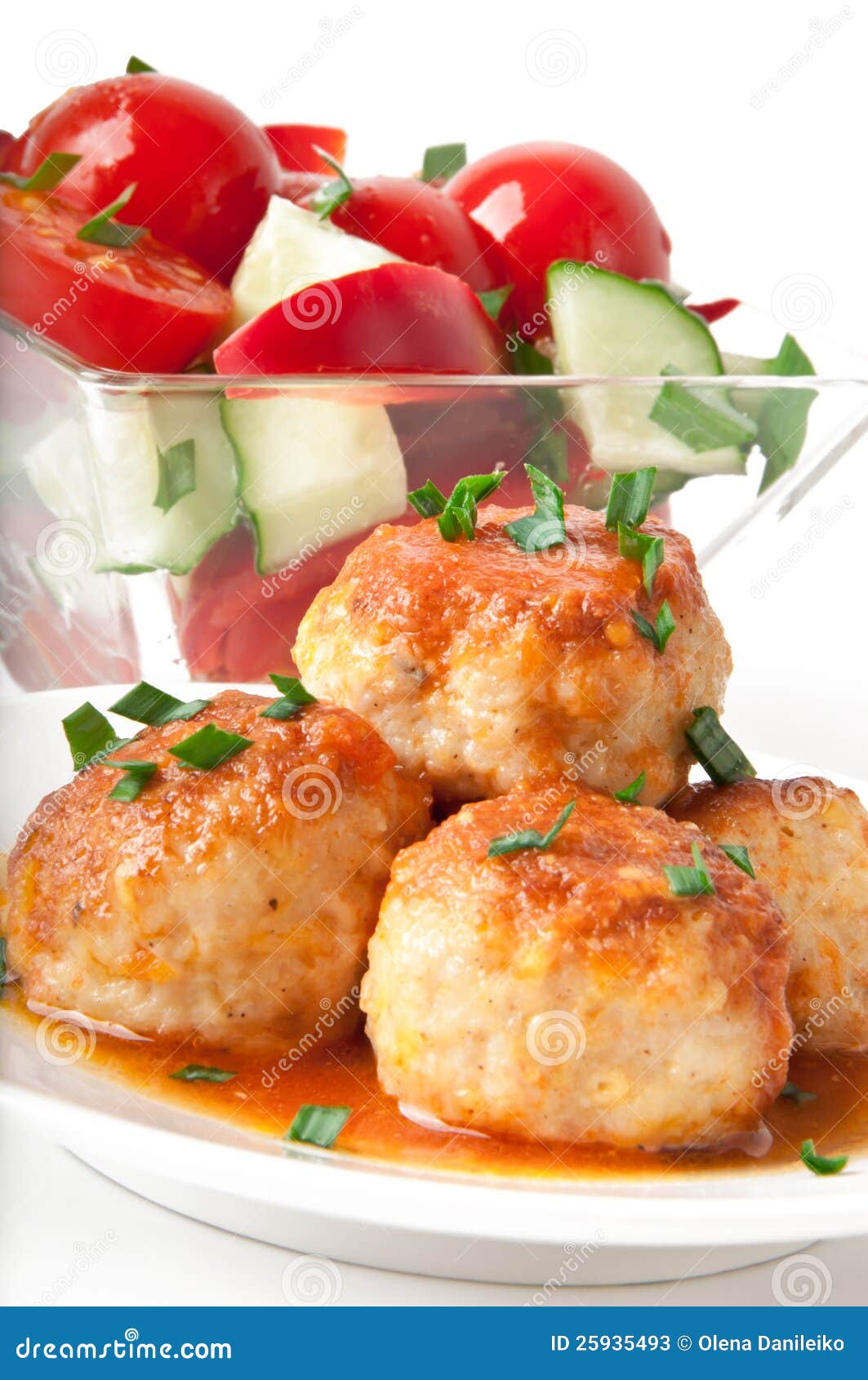 Fried meatballs stock image. Image of dining, dish, culinary - 25935493
