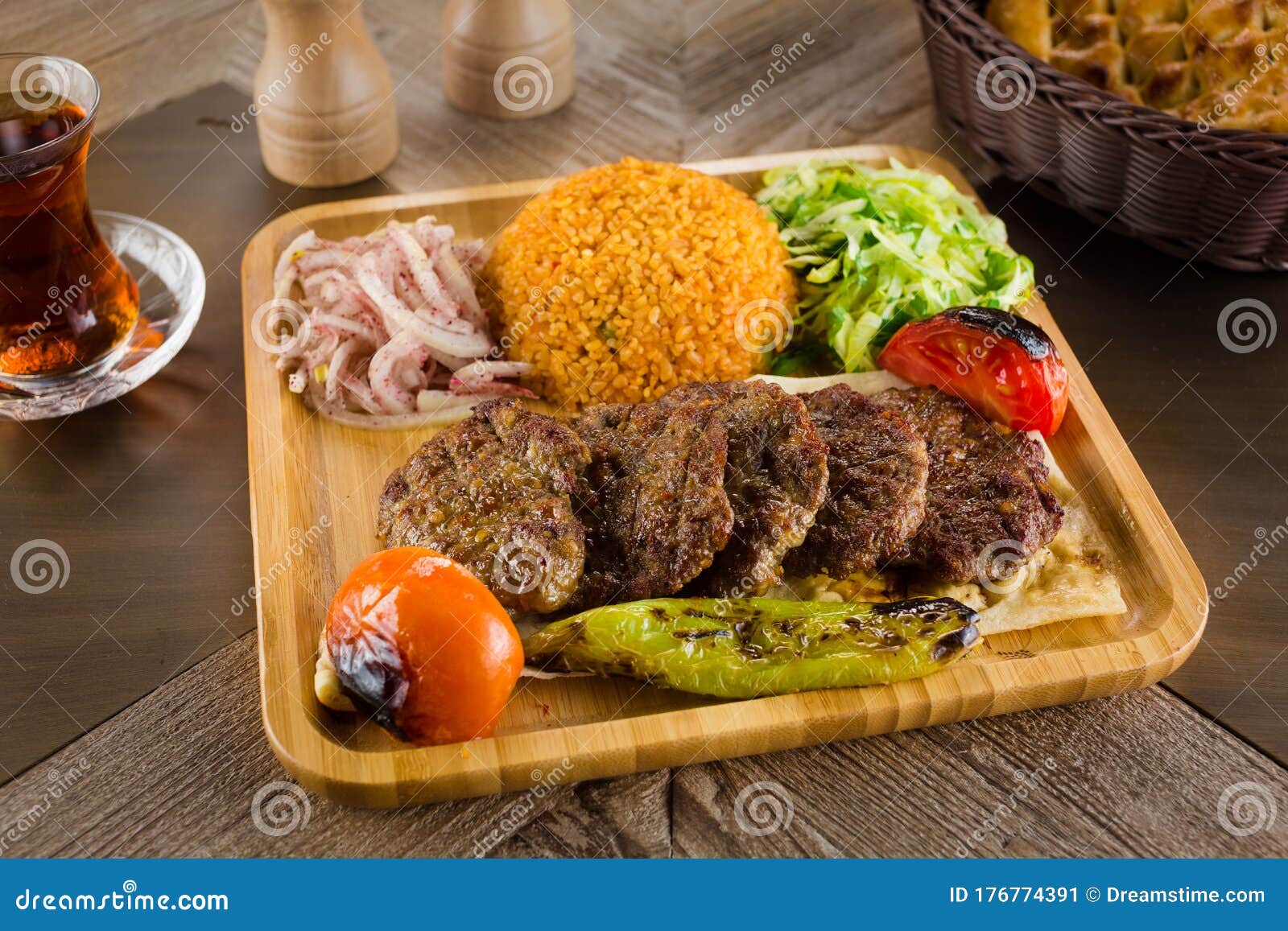 Fried Meatballs Turkish Kofte Turkish Stock Image - Image of fried ...