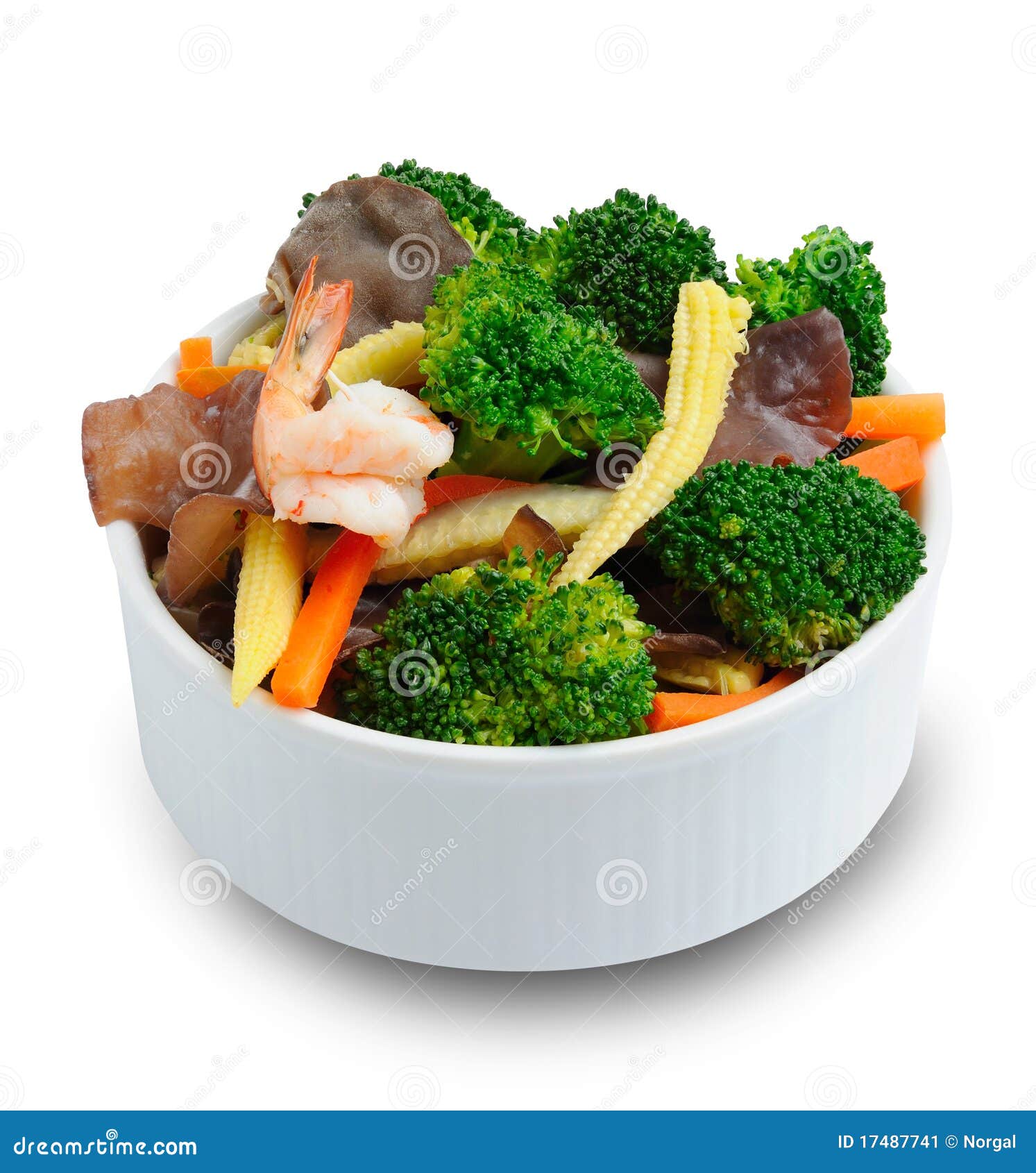 Fried Mix Vegetable in Bowl Stock Image - Image of food, asian: 17487741