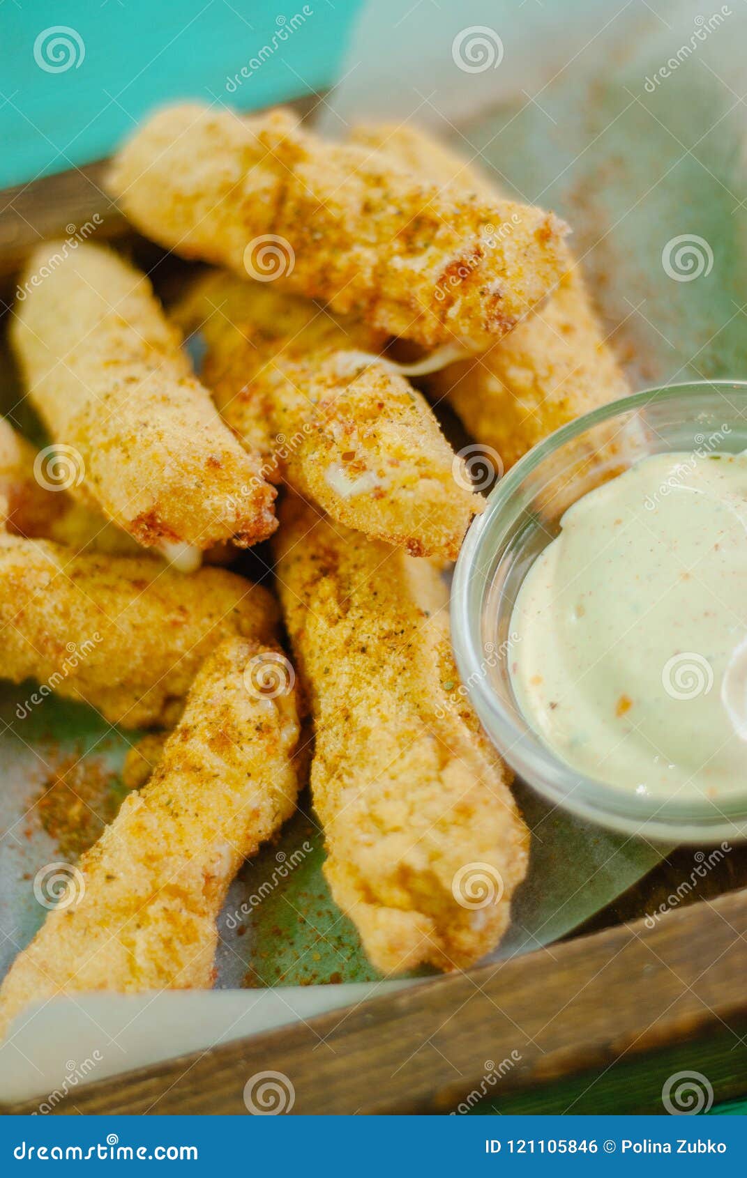 Fried Mozzarella Cheese Sticks Breaded Stock Photo - Image of fastfood ...